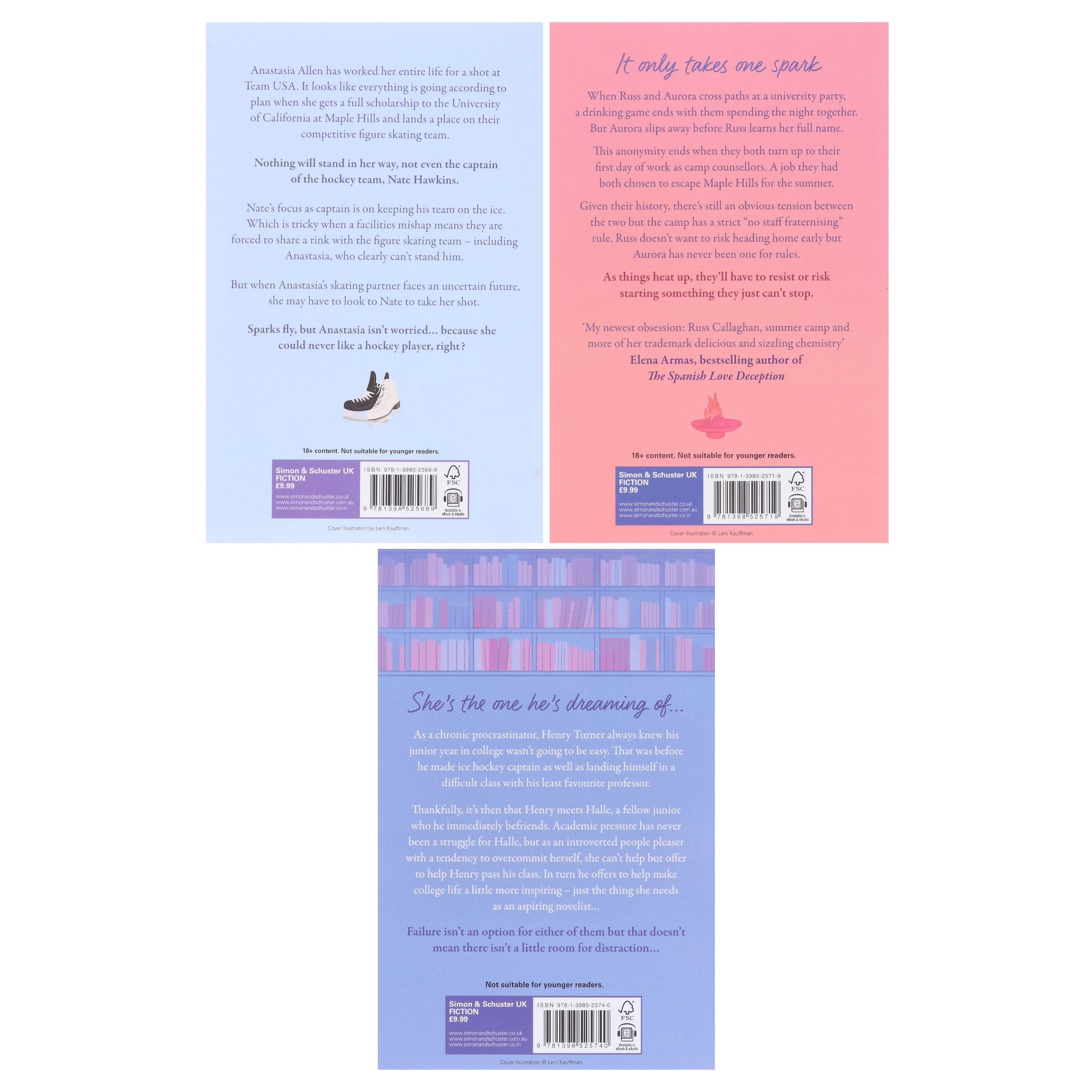 The Maple Hills Series By Hannah Grace (Icebreaker, Wildfire & Daydrea ...