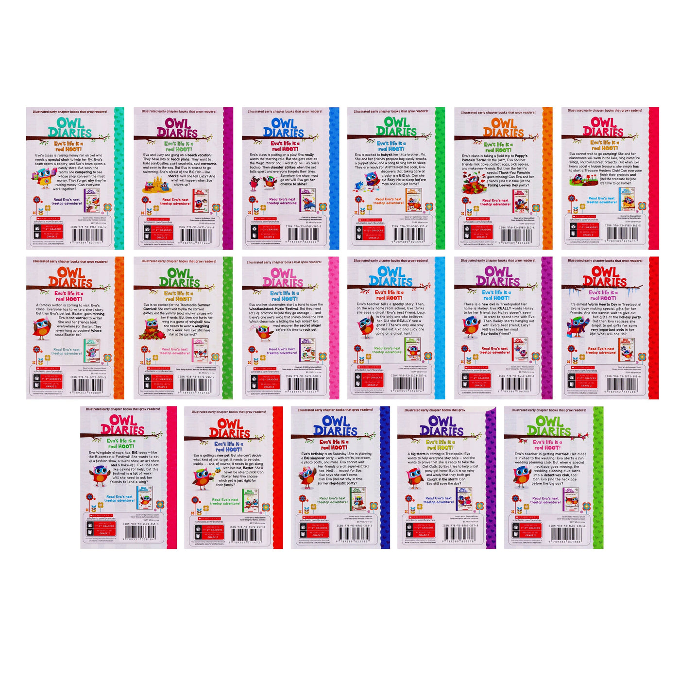 Owl Diaries Series By Rebecca Elliott 17 Books Collection Set - Ages 5 ...