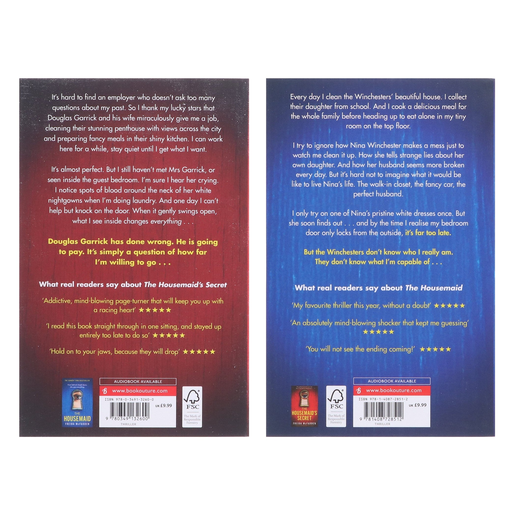 The Housemaid Series By Freida McFadden 2 Books Collection - Fiction ...