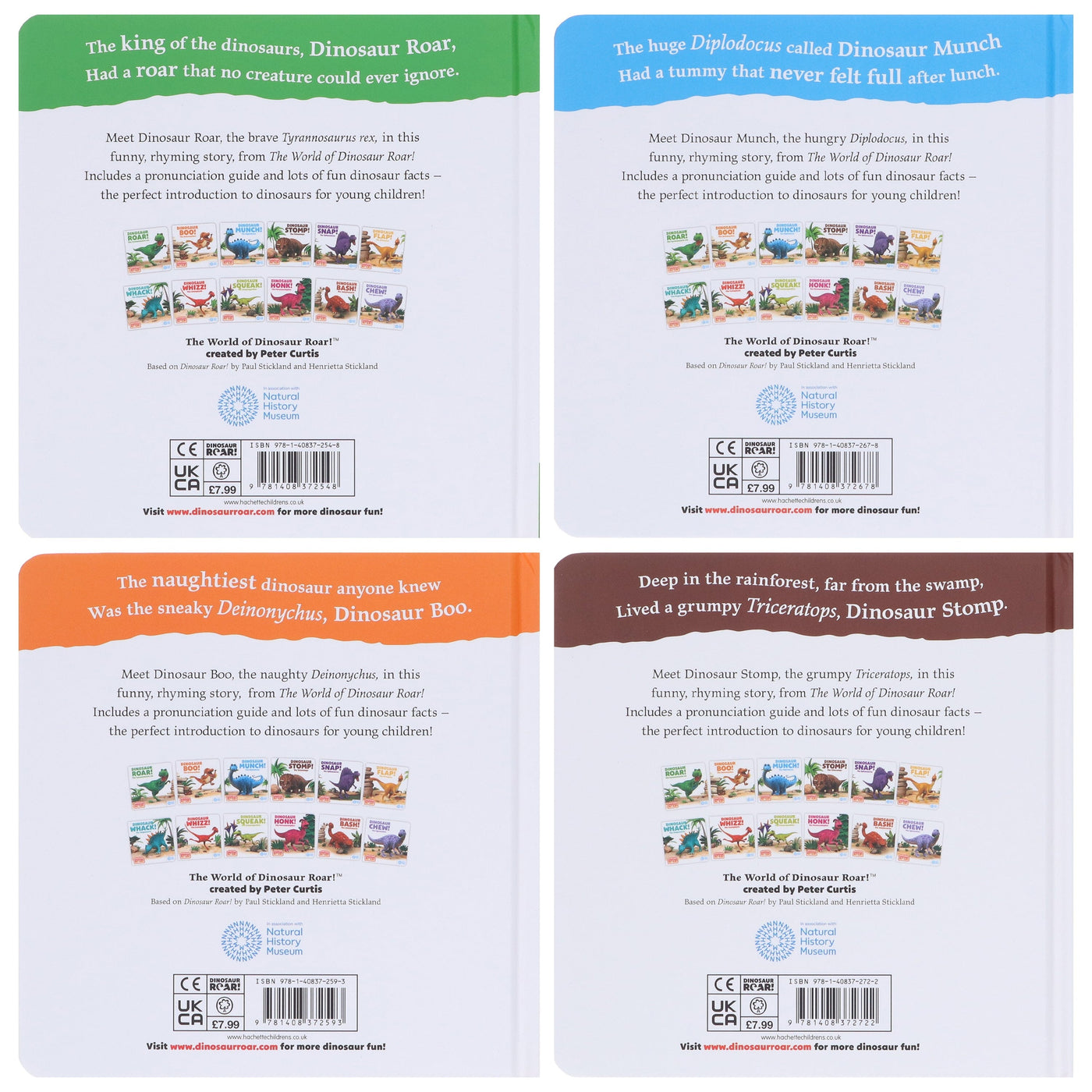 The World of Dinosaur Roar! Series (Set 1) By Peter Curtis & Jeanne Wi ...