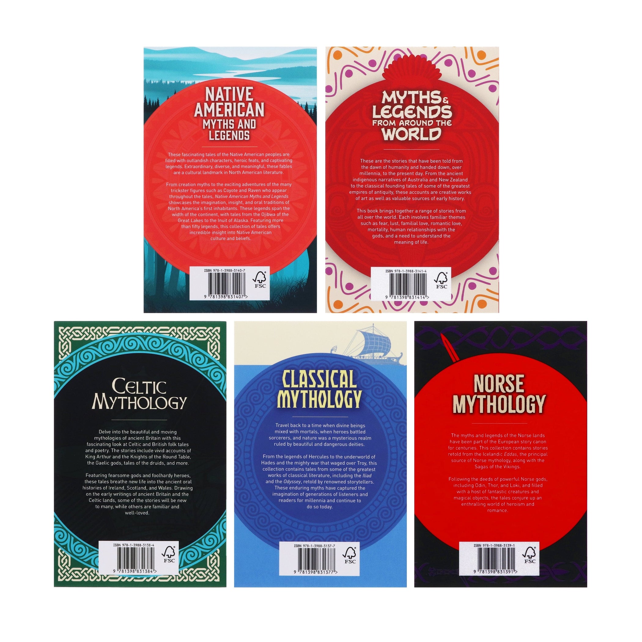 The Myths and Mythology 5 Books Collection (Arcturus Classic Collectio ...