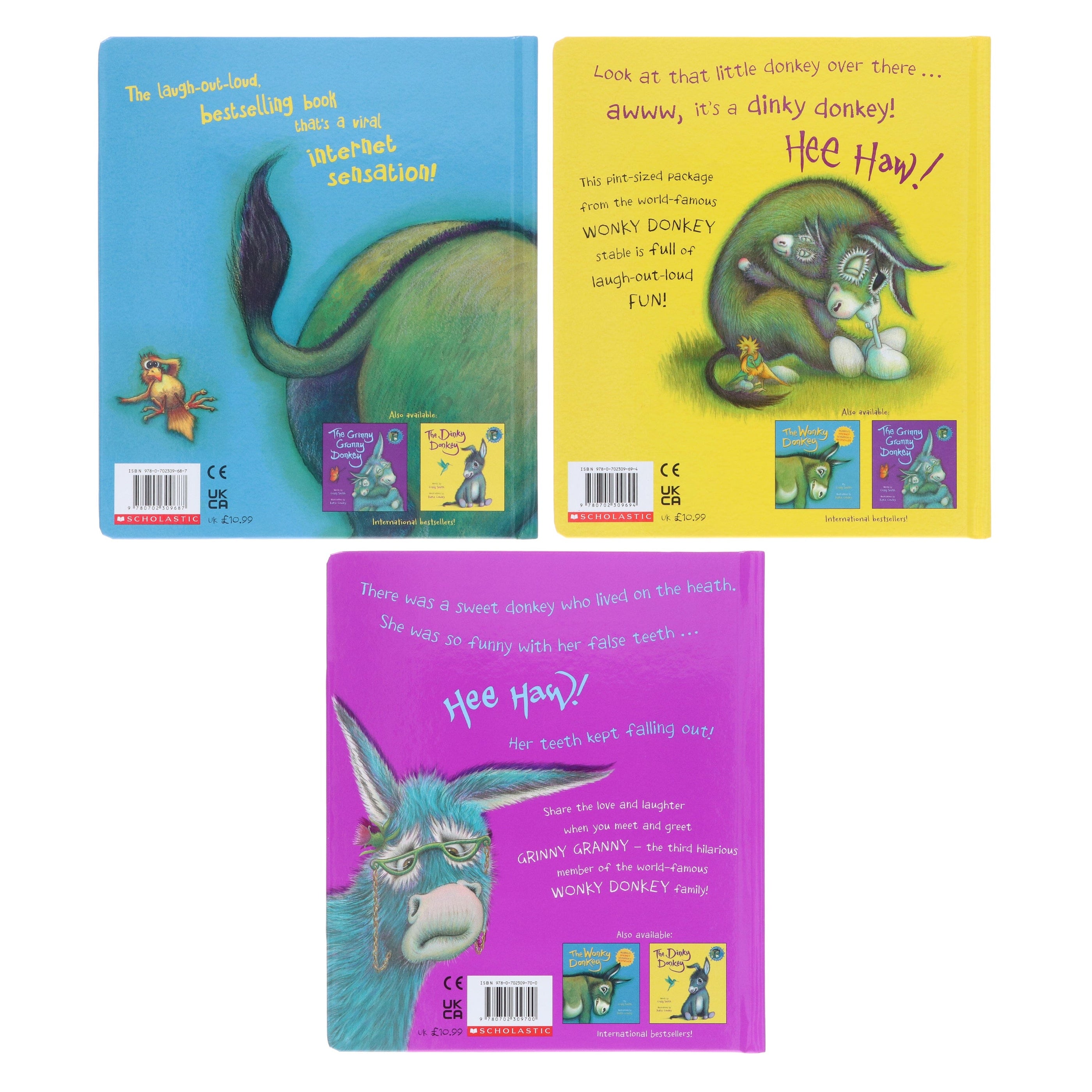 The Wonky Donkey by Craig Smith 3 Books Collection Box Set - Ages 2-6 ...
