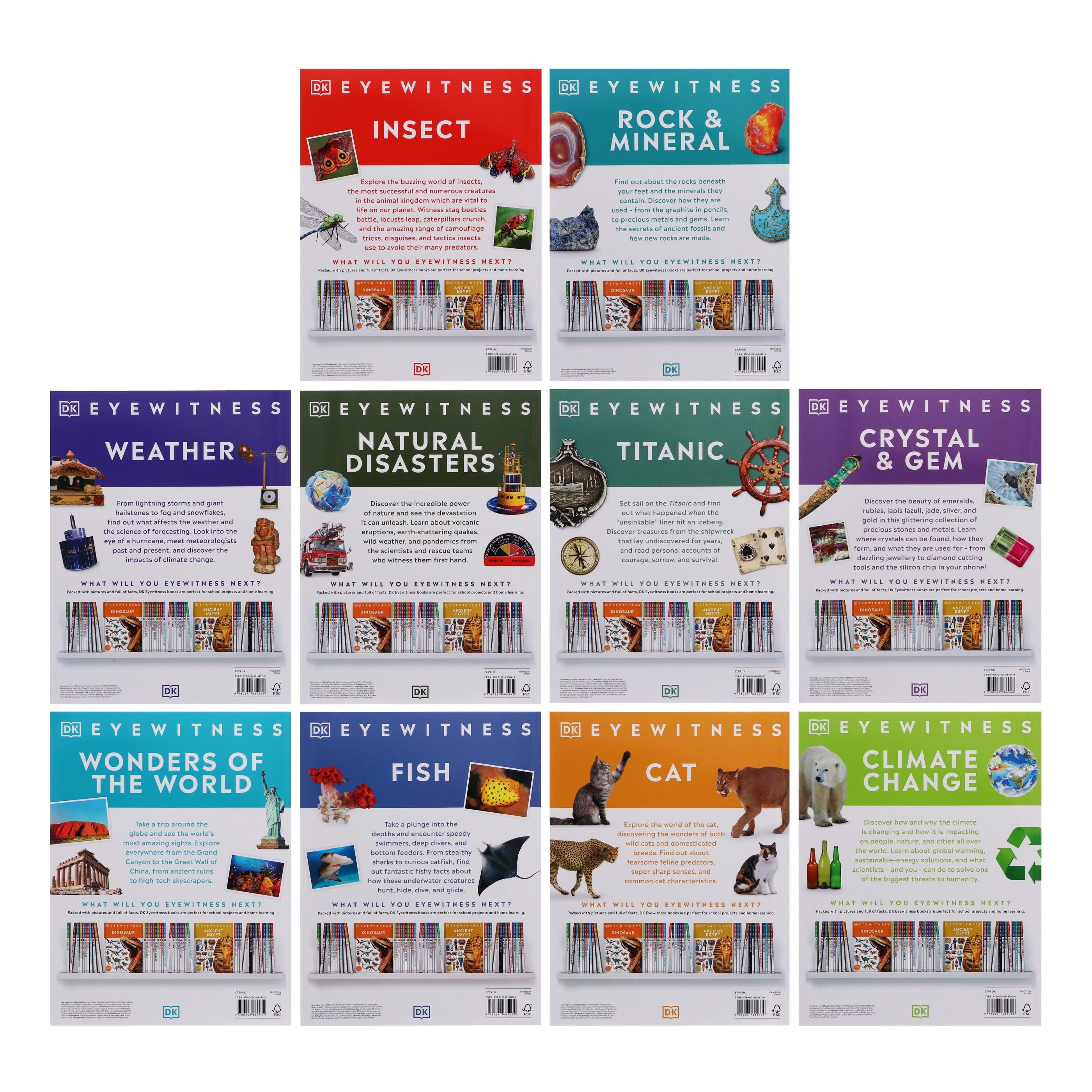 DK Eyewitness Childrens 10 Books Collection Set - Ages 9-12 - Paperbac ...