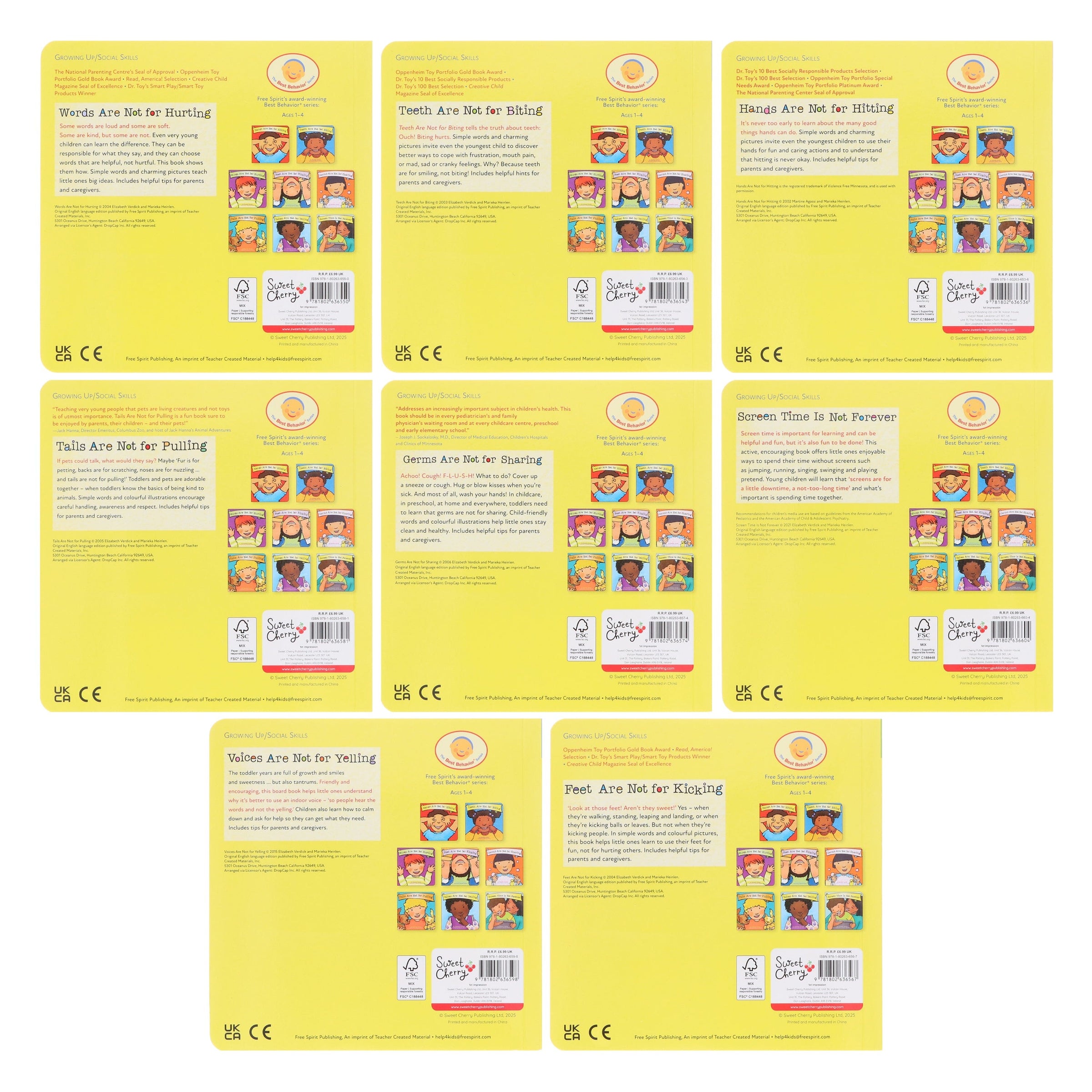 Best Behavior Series by Elizabeth Verdick & Martine Agassi 8 Books Col ...