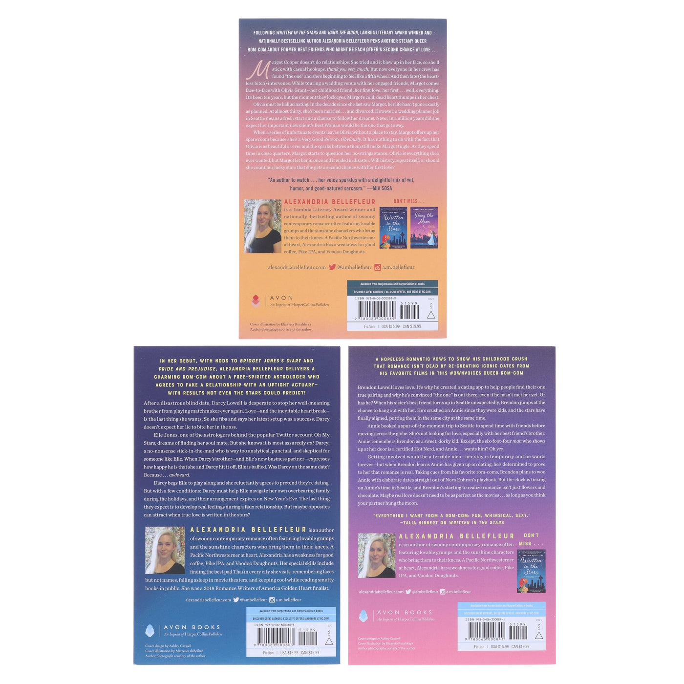 Written in the Stars Book Series by Alexandria Bellefleur 3 Books Coll ...