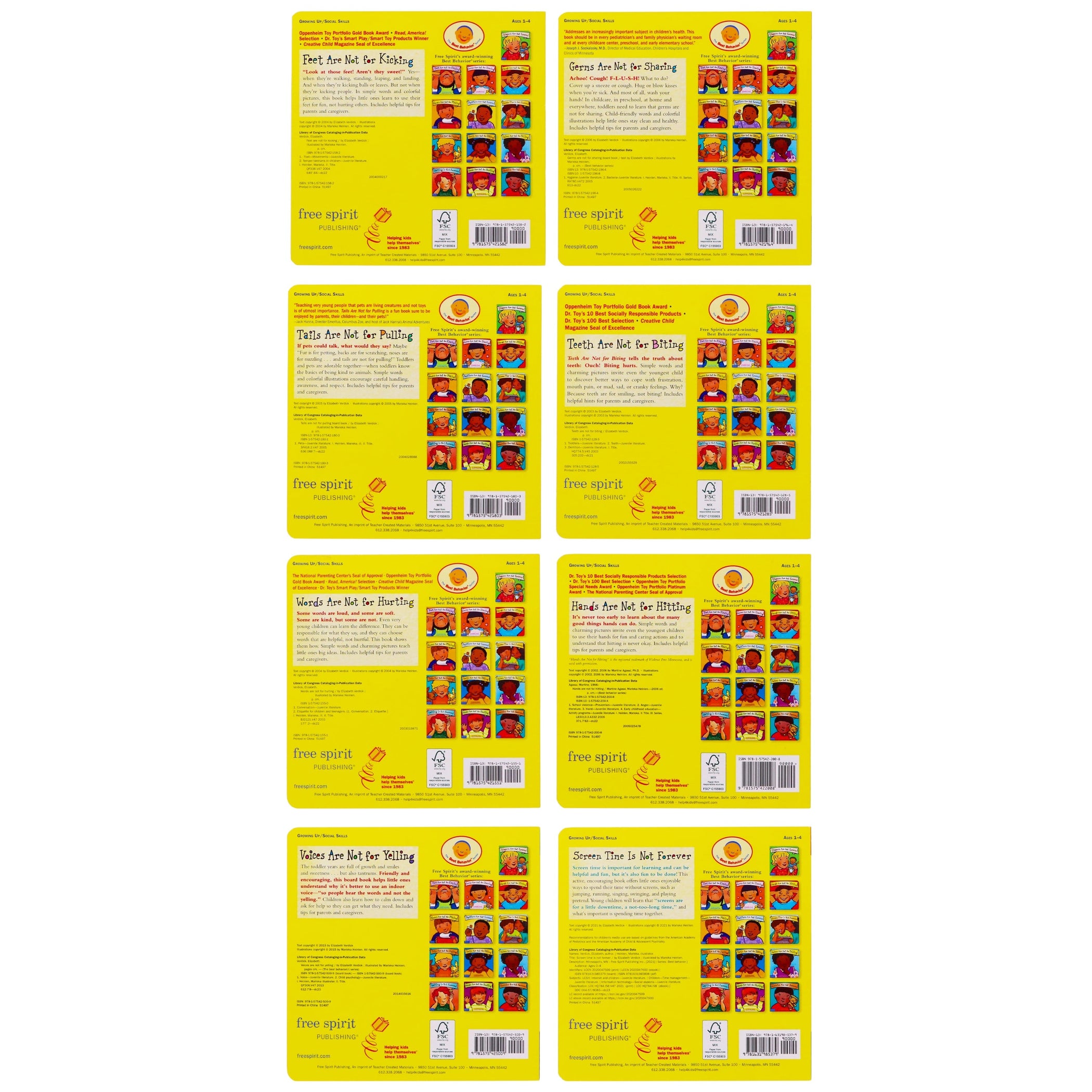 Best Behavior Series by Elizabeth Verdick & Martine Agassi 8 Books Col ...