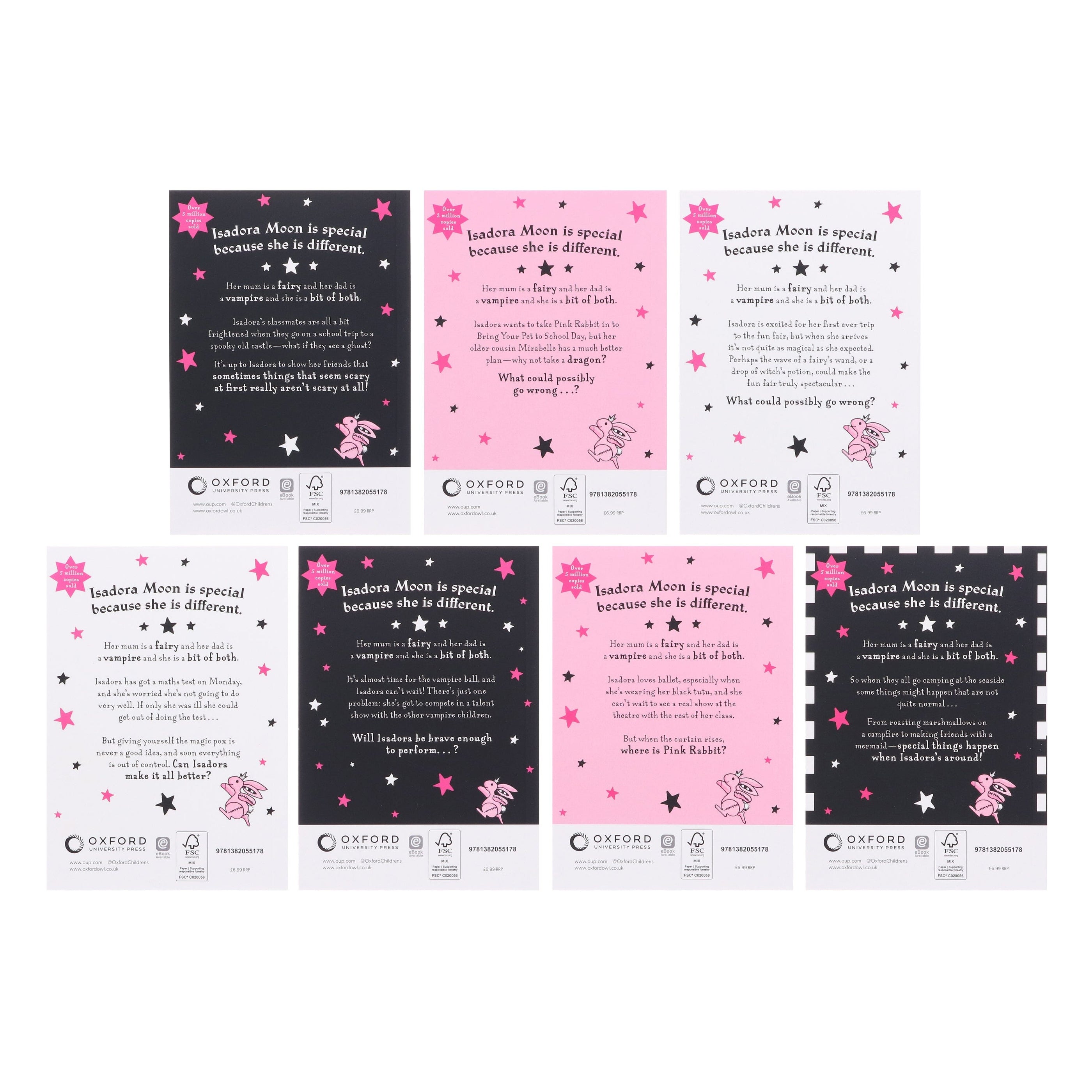 Isadora Moon by Harriet Muncaster 7 Books Collection Set - Ages 7+ - P ...