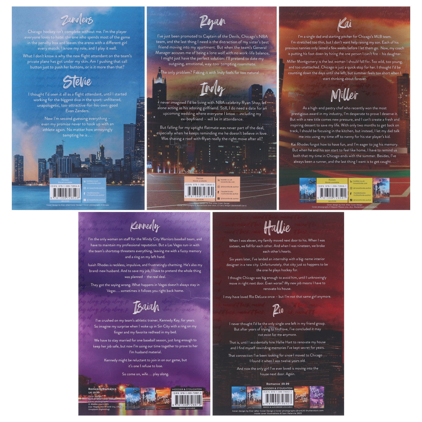 Windy City Series By Liz Tomforde: 5 Books Collection Set - Fiction ...
