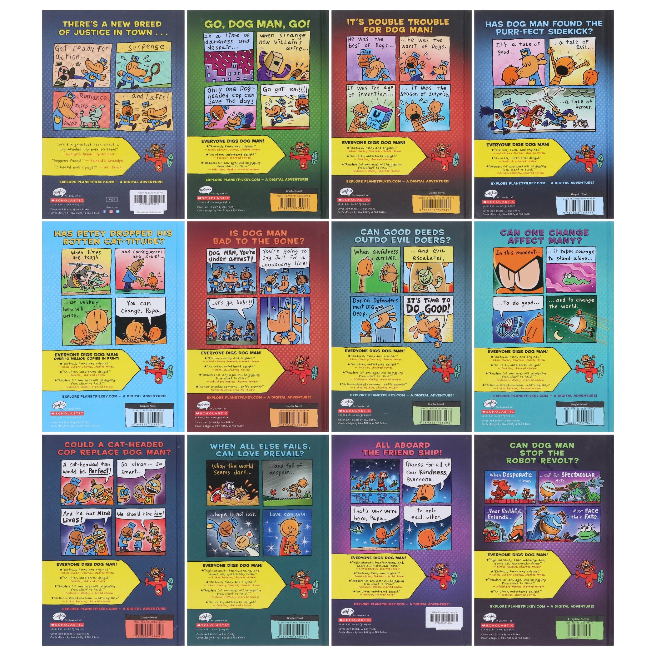 Dog Man by Dav Pilkey: Books 1-10 — Books2Door