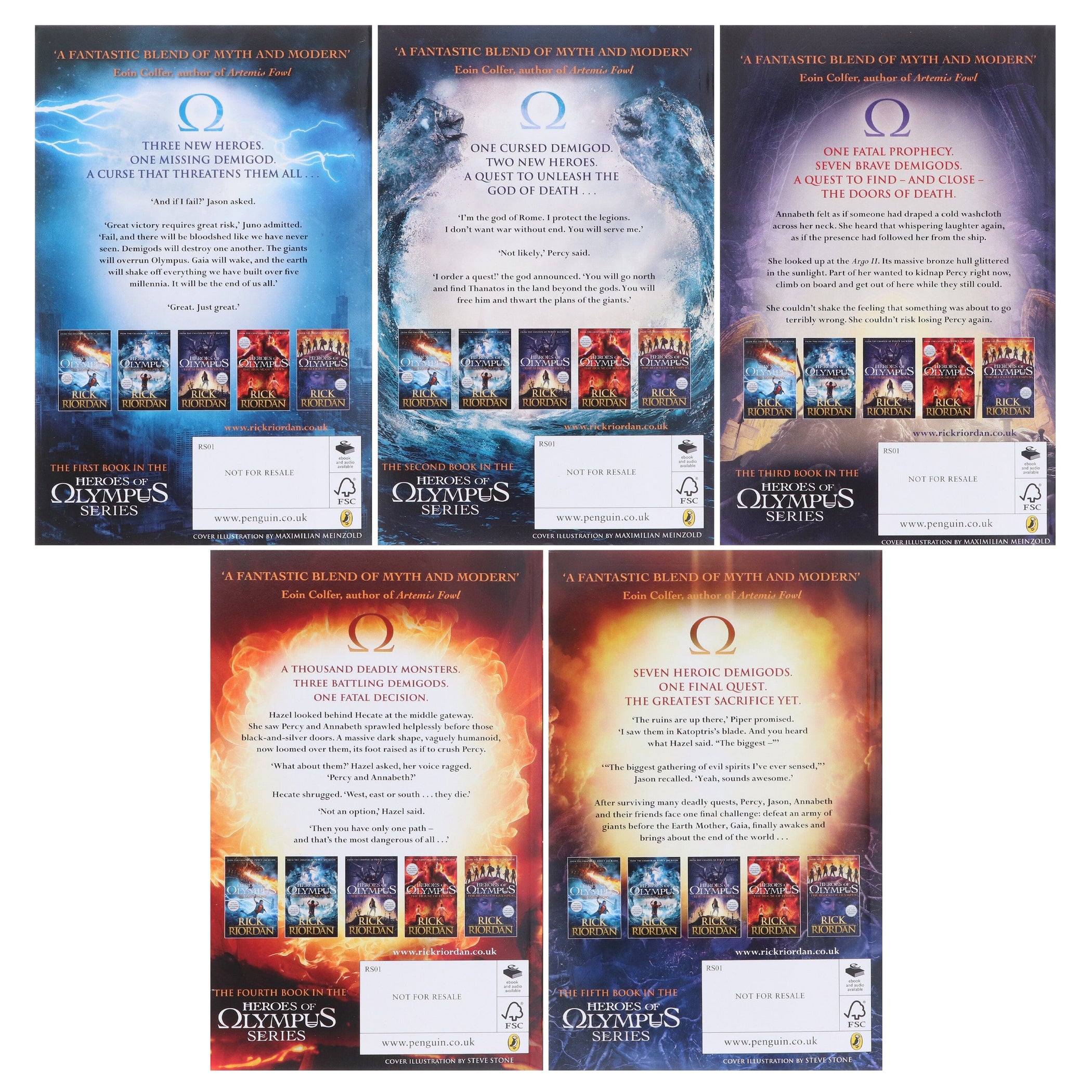 Heroes of Olympus Complete By Rick Riordan — Books2Door