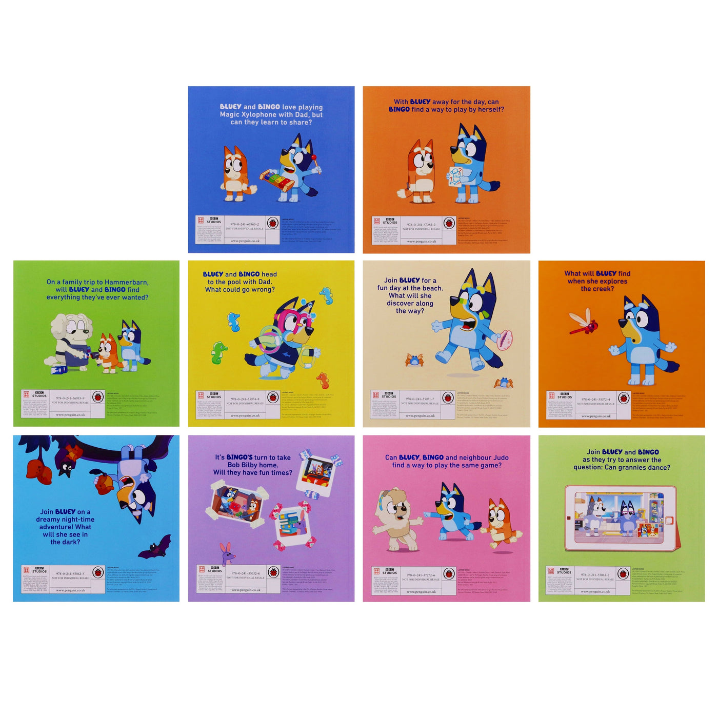 Bluey Let's Do This! 10 Picture Books Collection Box Set - Ages 3-7 ...