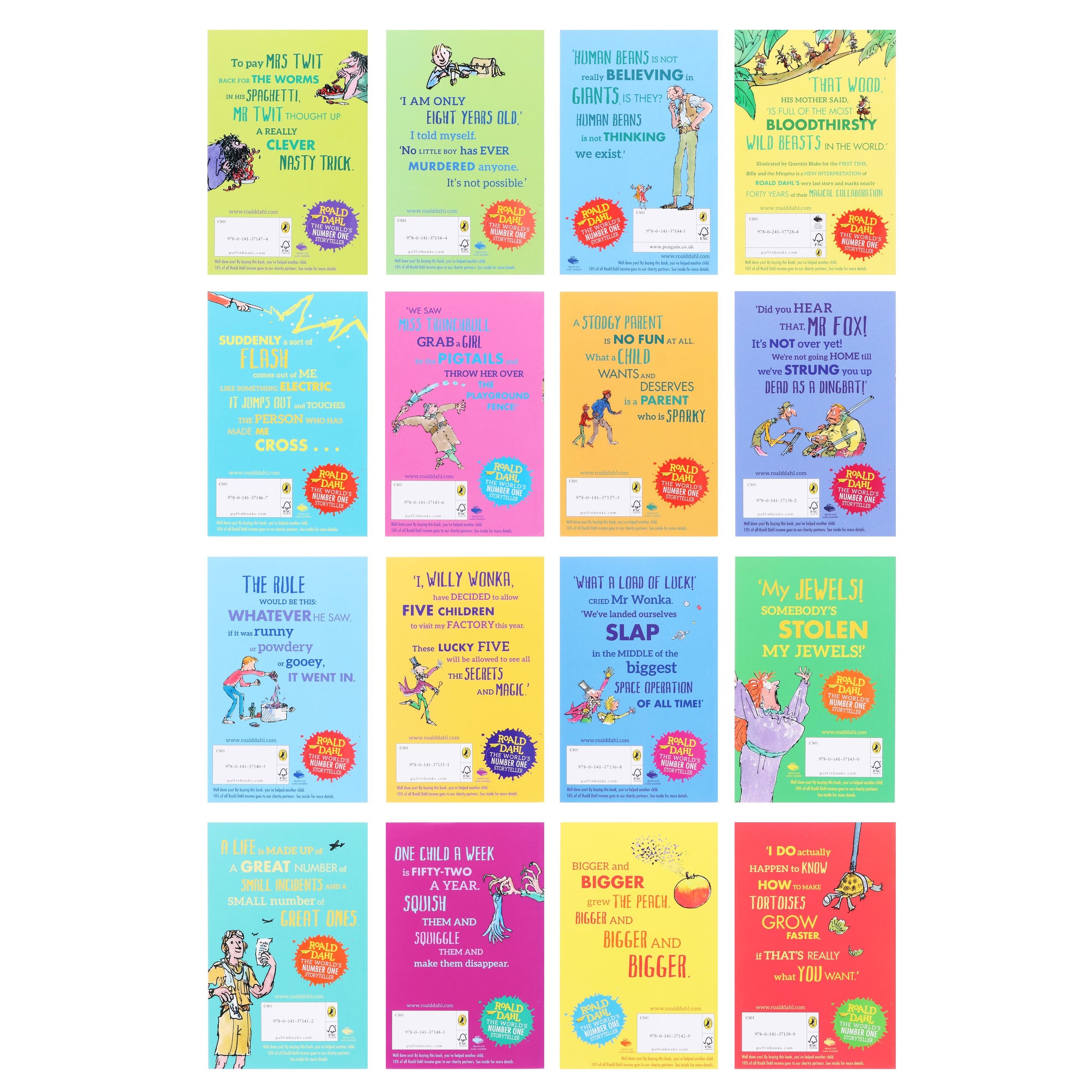 Roald Dahl Collection 16 Books — Books2Door