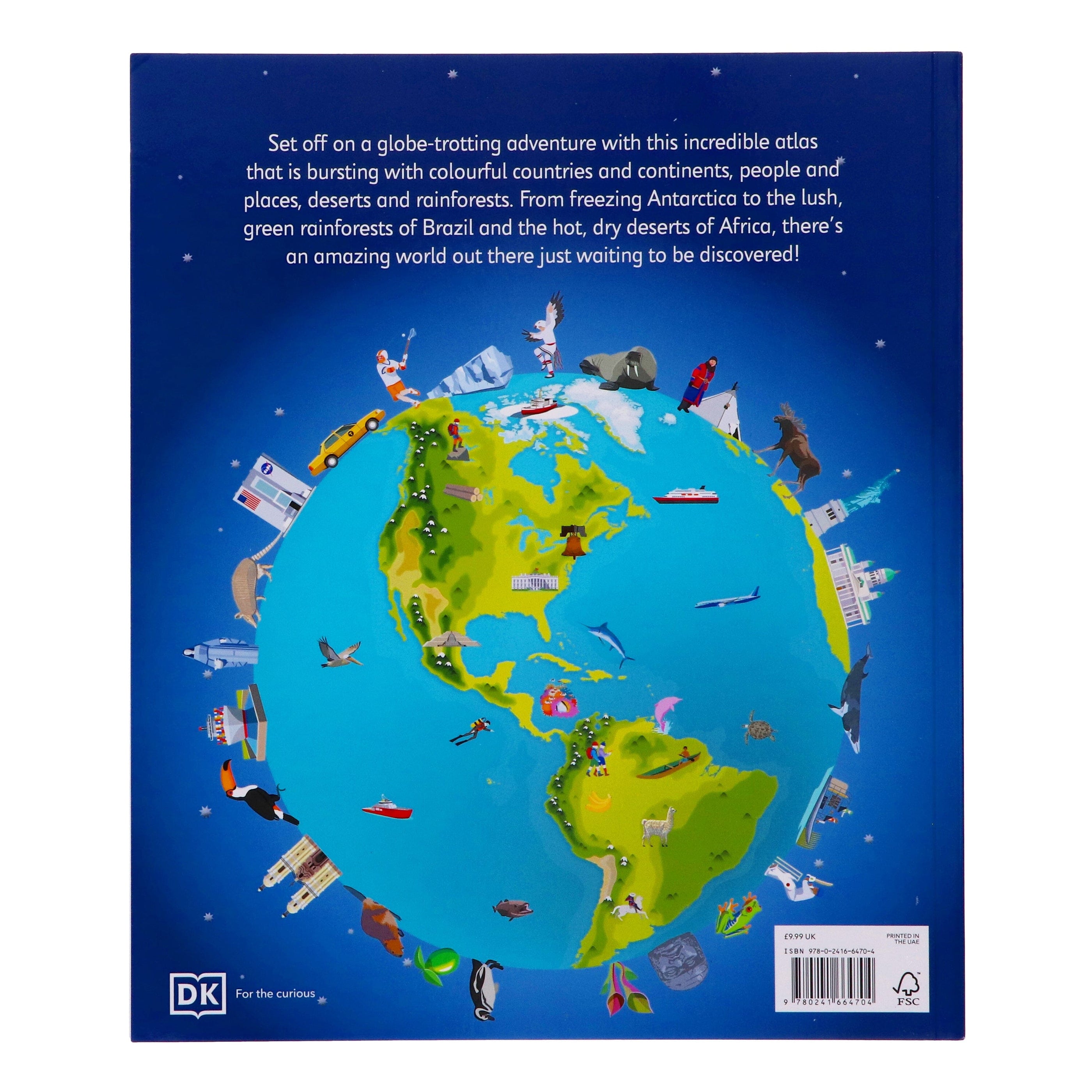 Children's Illustrated Atlas By DK Children - Ages 7-9 - Paperback ...