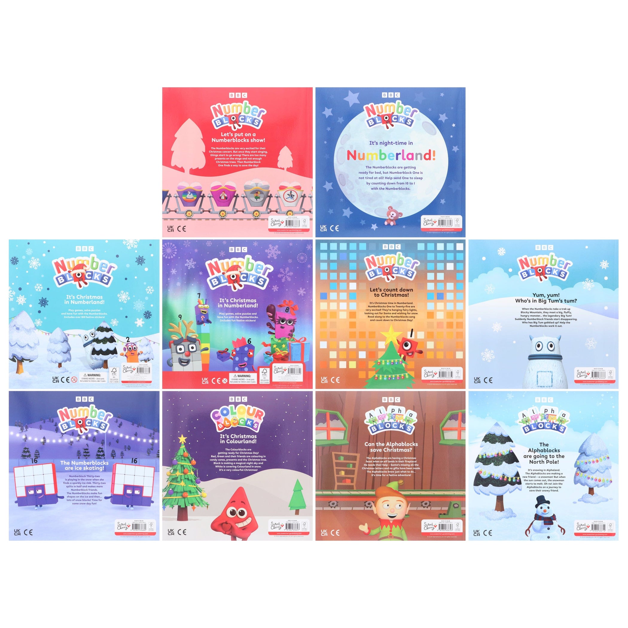 Numberblocks, Alphablocks and Colourblocks Christmas Countdown Collect ...
