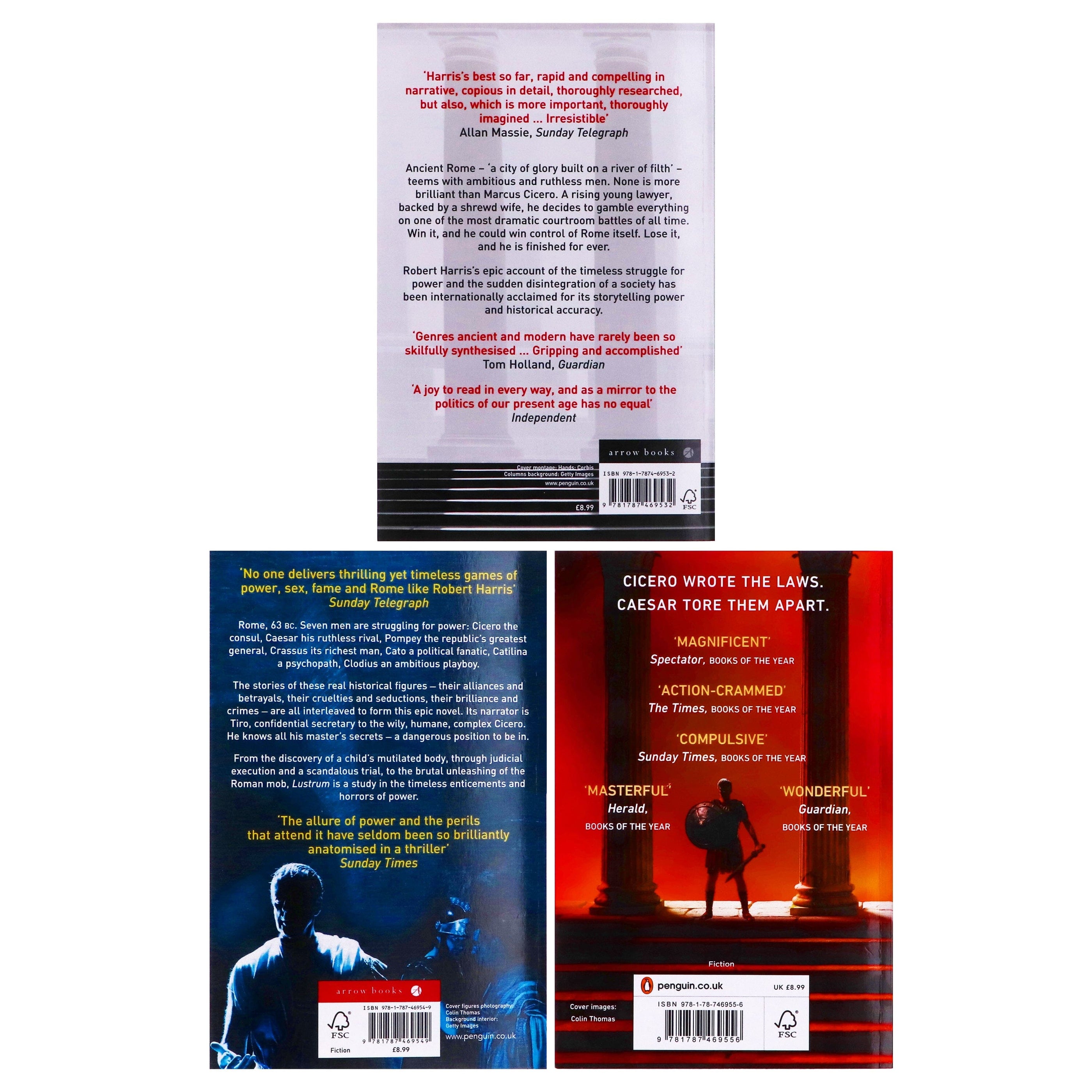 Cicero Trilogy by Robert Harris: 3 Books Collection Set - Fiction - Pa ...