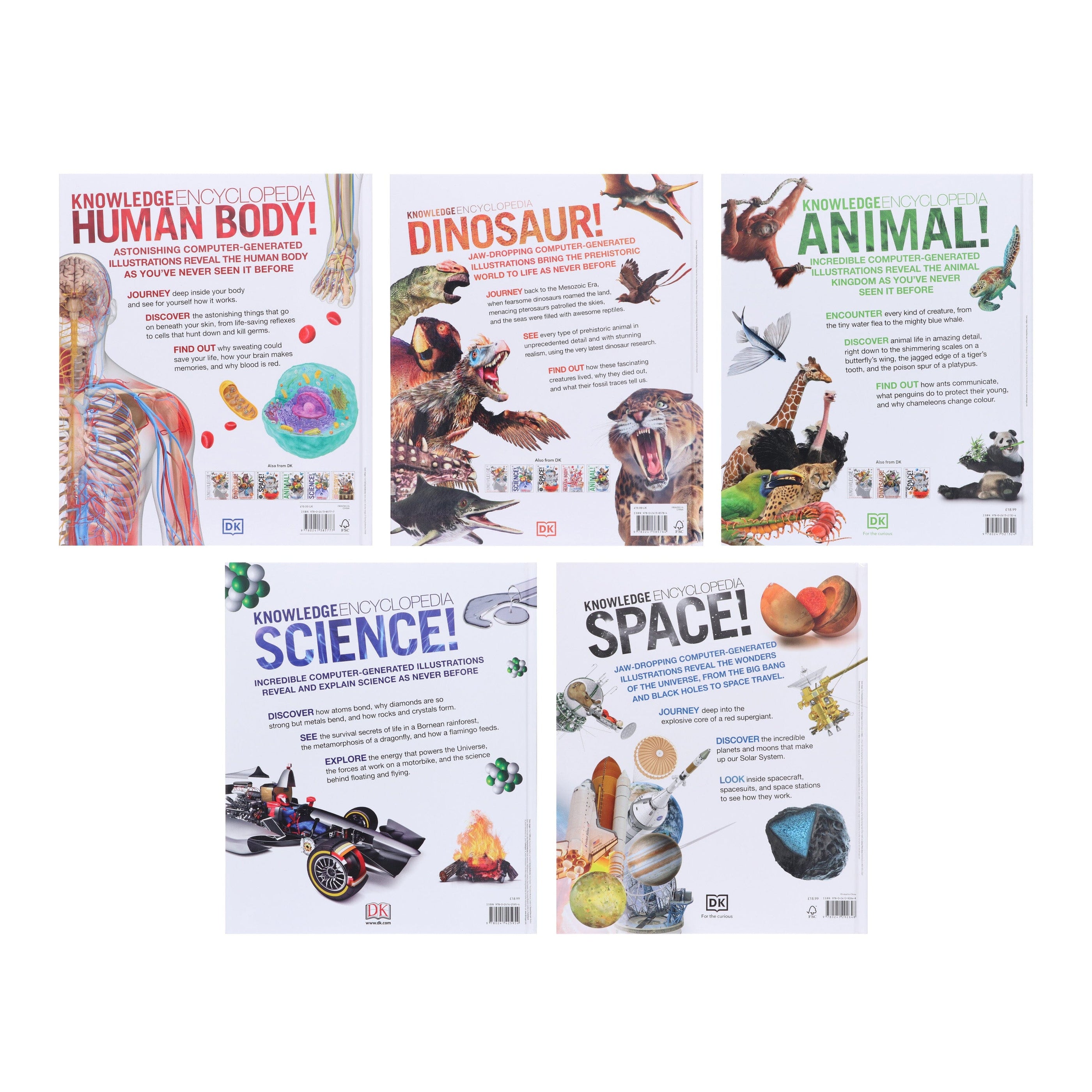 Knowledge Encyclopedias Collection By DK: 5 Books Set - Ages 9-12 - Ha ...