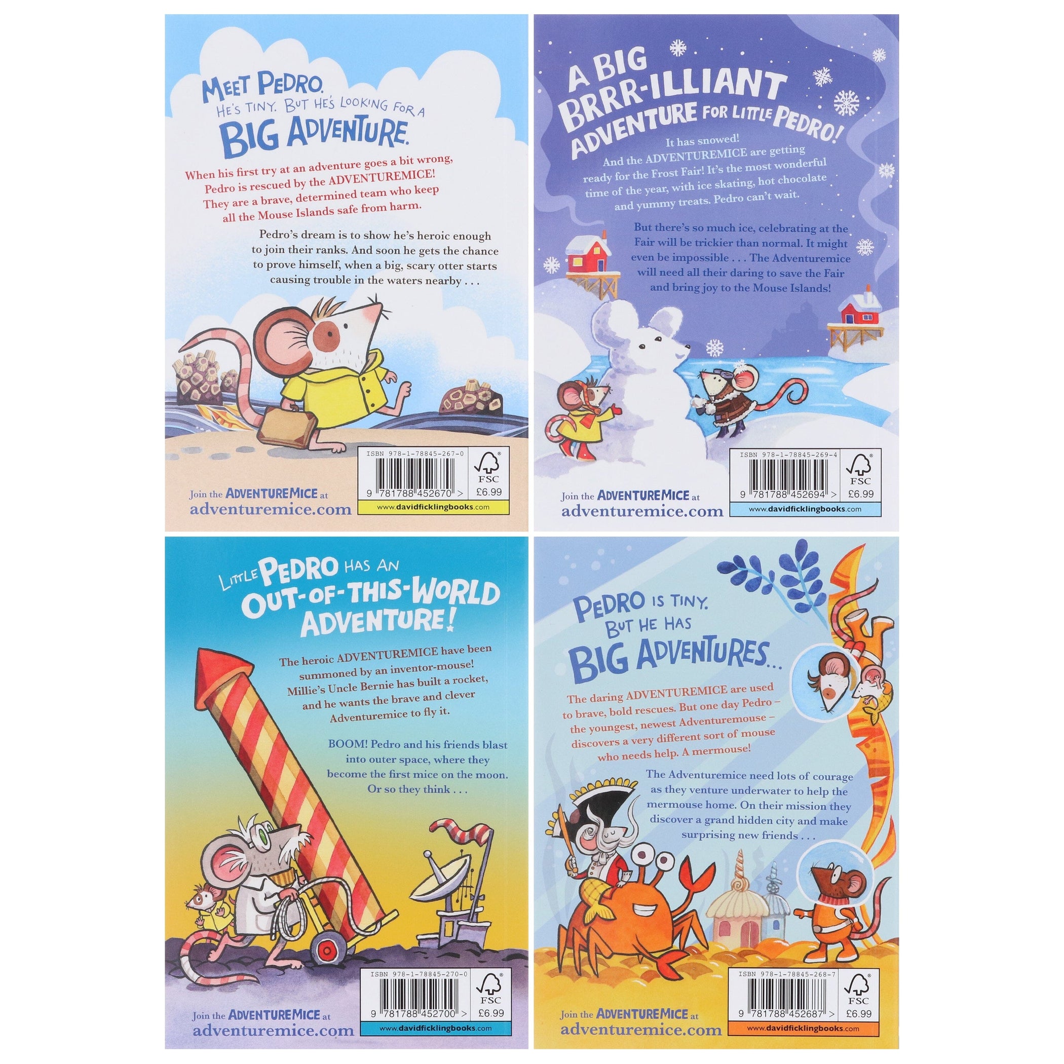 Adventuremice Series By Philip Reeve & Sarah McIntyre 4 Books Collecti ...