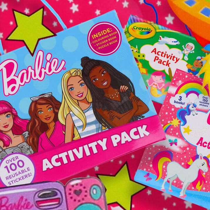 Barbie Activity Pack (Colouring Books, Stickers And Puzzle) 3 Books Co ...