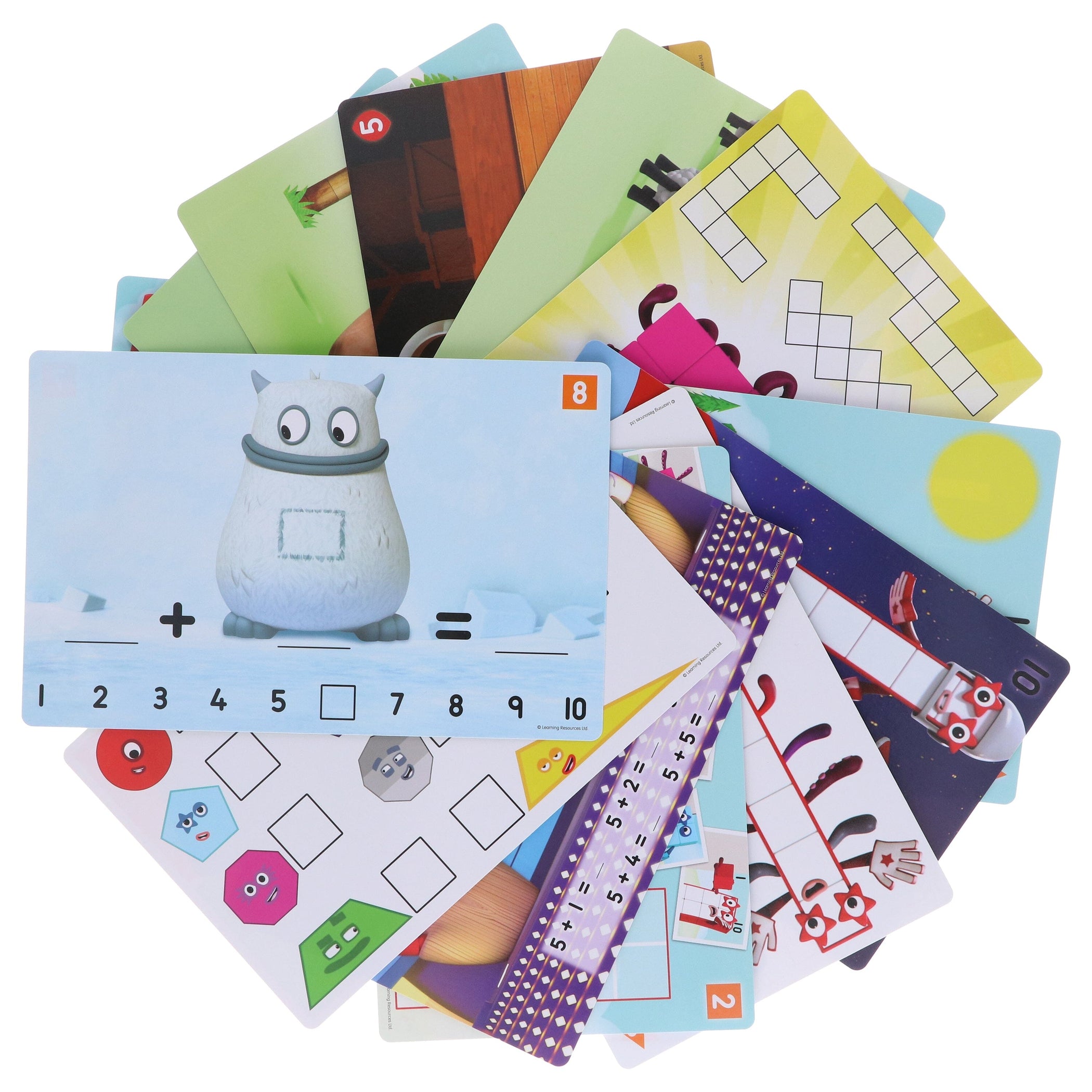 Mathlink Cubes Numberblocks 1 10 Activity Set By Learning Resources 7610