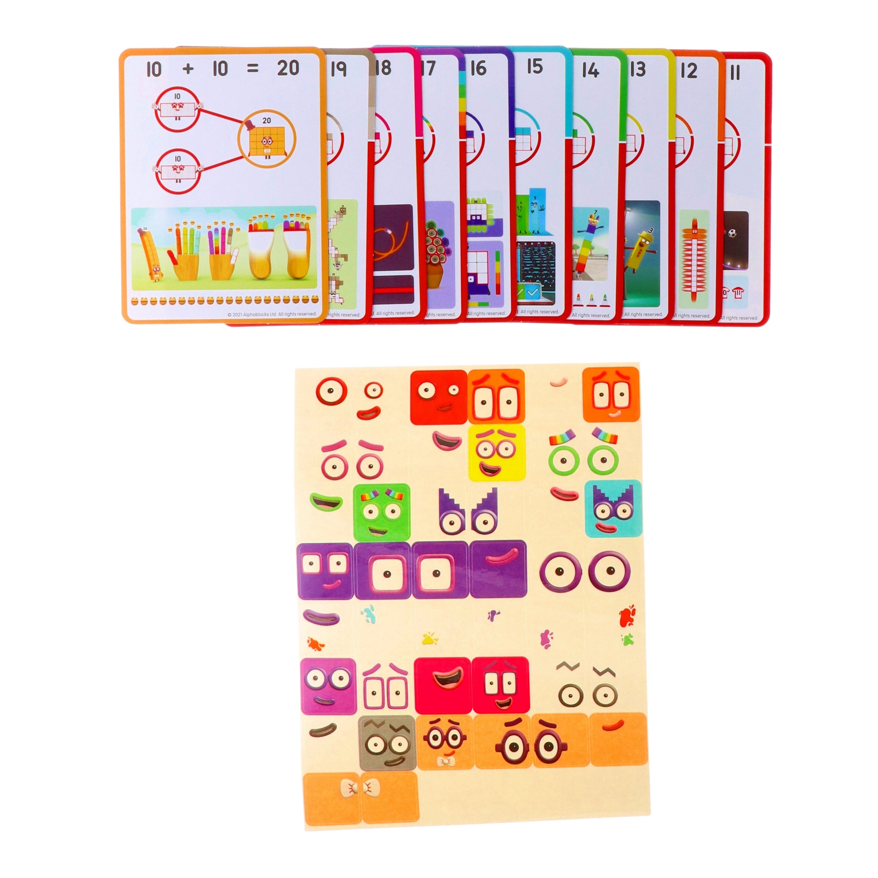 MathLink Cubes Numberblocks 11-20 Activity Set by Learning Resources ...