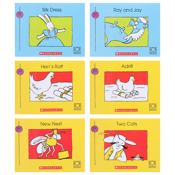 Bob Books: Animal Stories (Stage 2: Emerging Reader) 12 Books Collecti ...