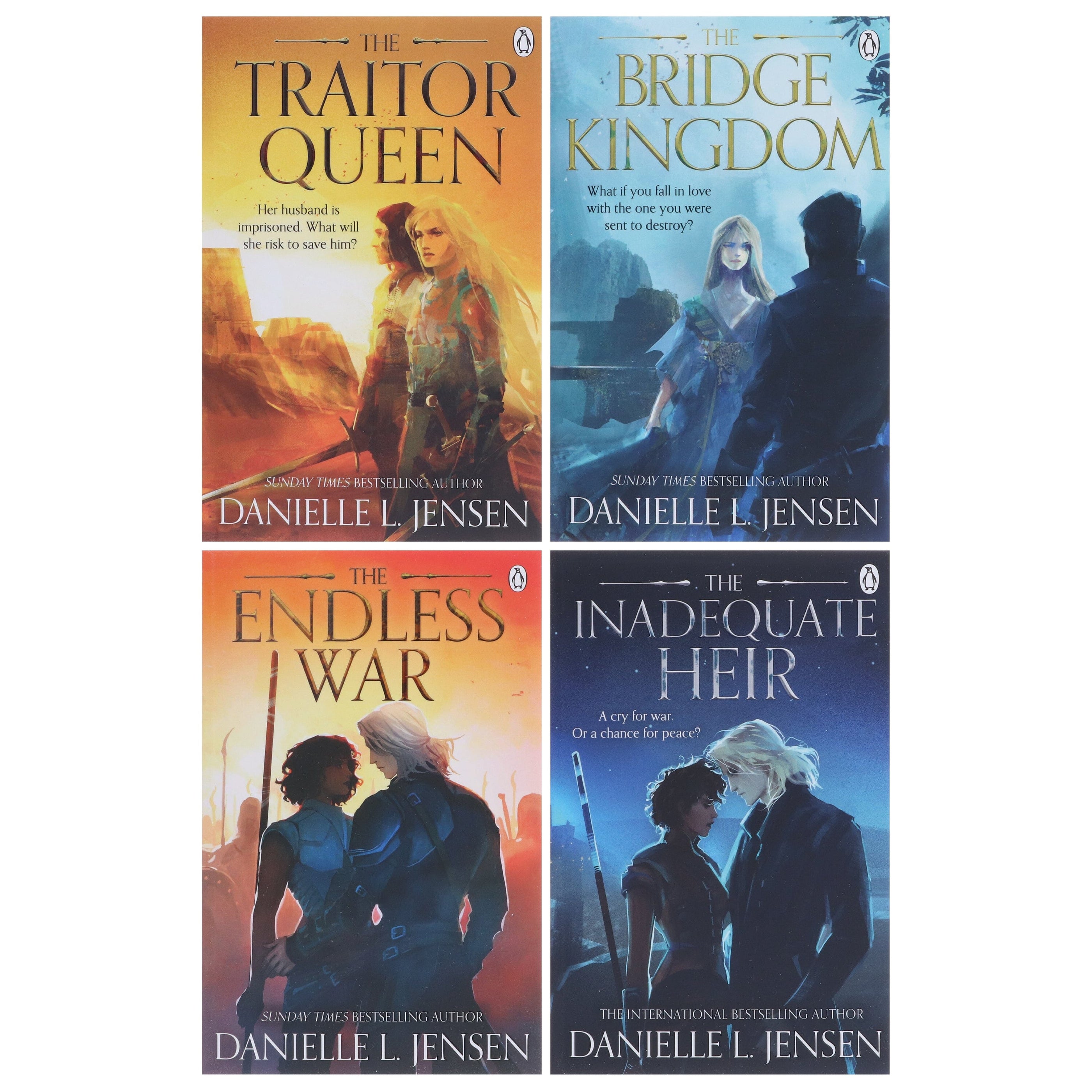 The Bridge Kingdom Series By Danielle L. Jensen 4 Books Collection Set ...