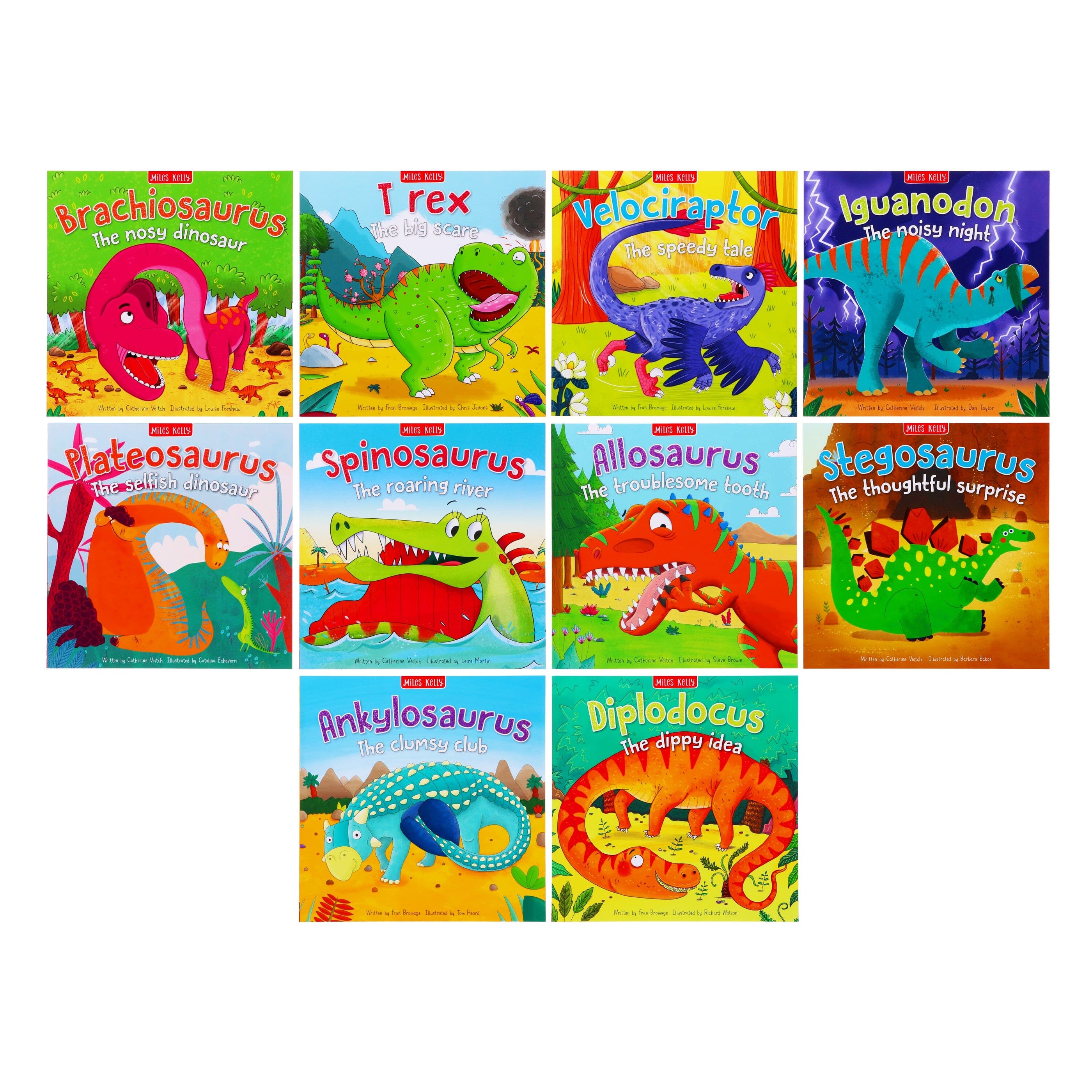 Miles Kelly Dinosaur Adventures 10 Books Paperback — Books2Door