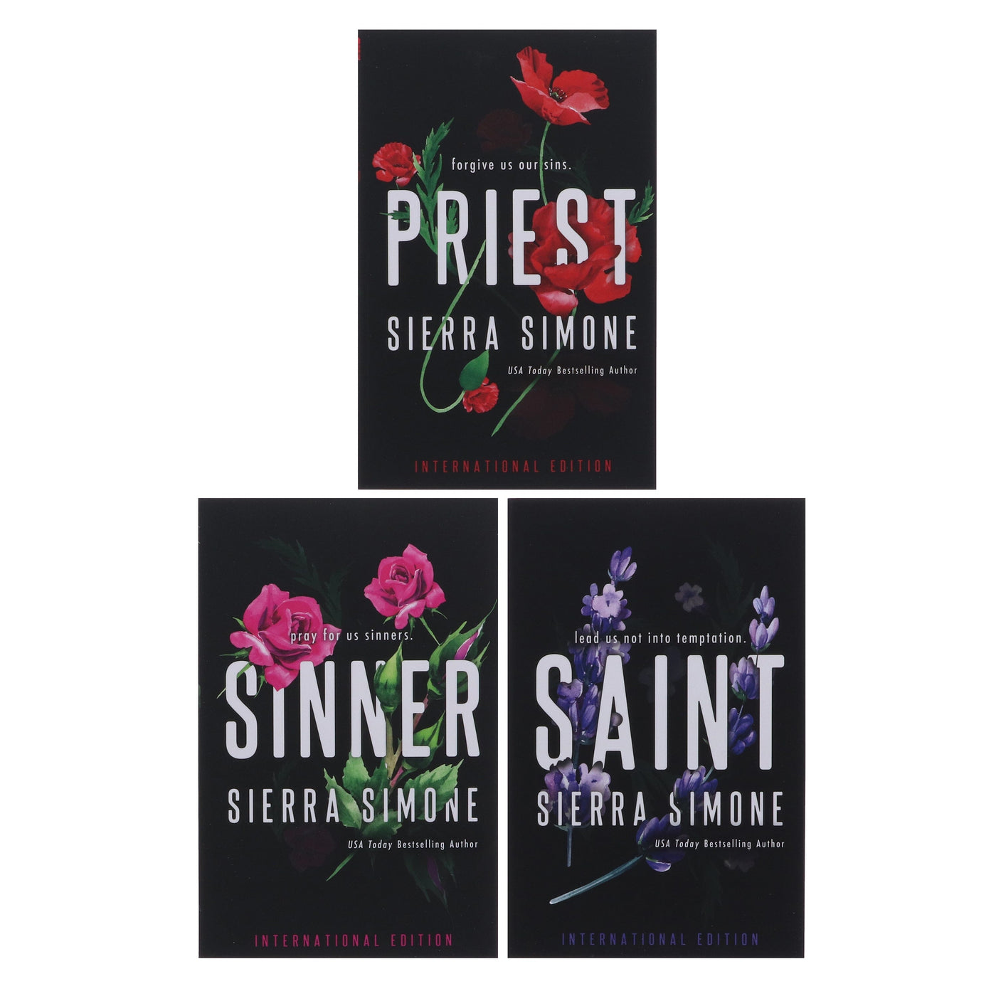 Priest Trilogy Series by Sierra Simone 3 Books Collection Set - Fictio ...