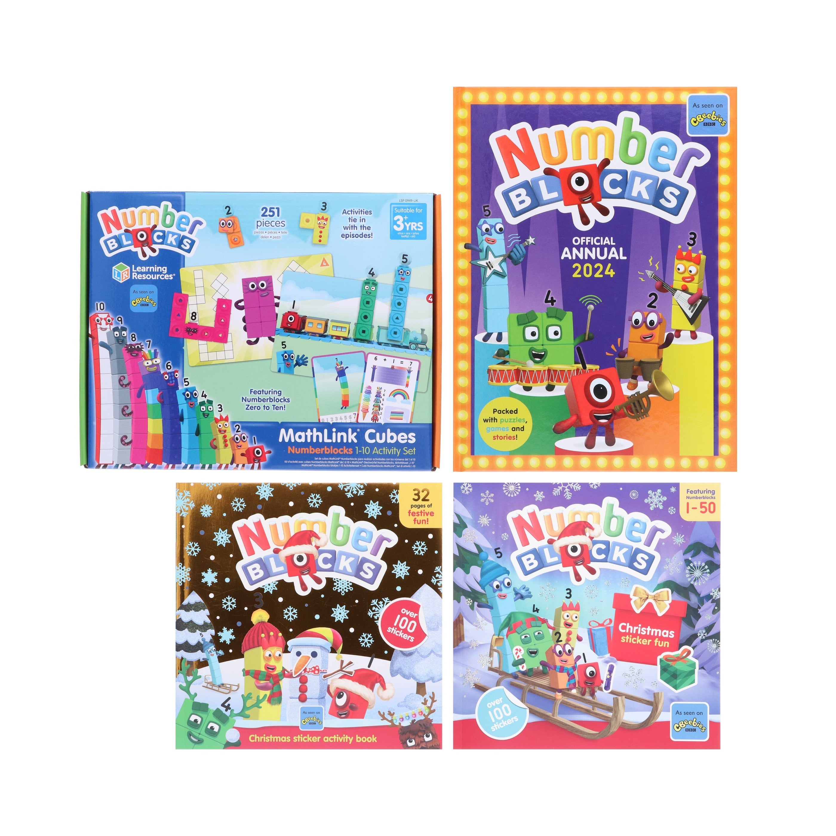Numberblocks Christmas Special Deal - Book + Educational Toy Collectio ...