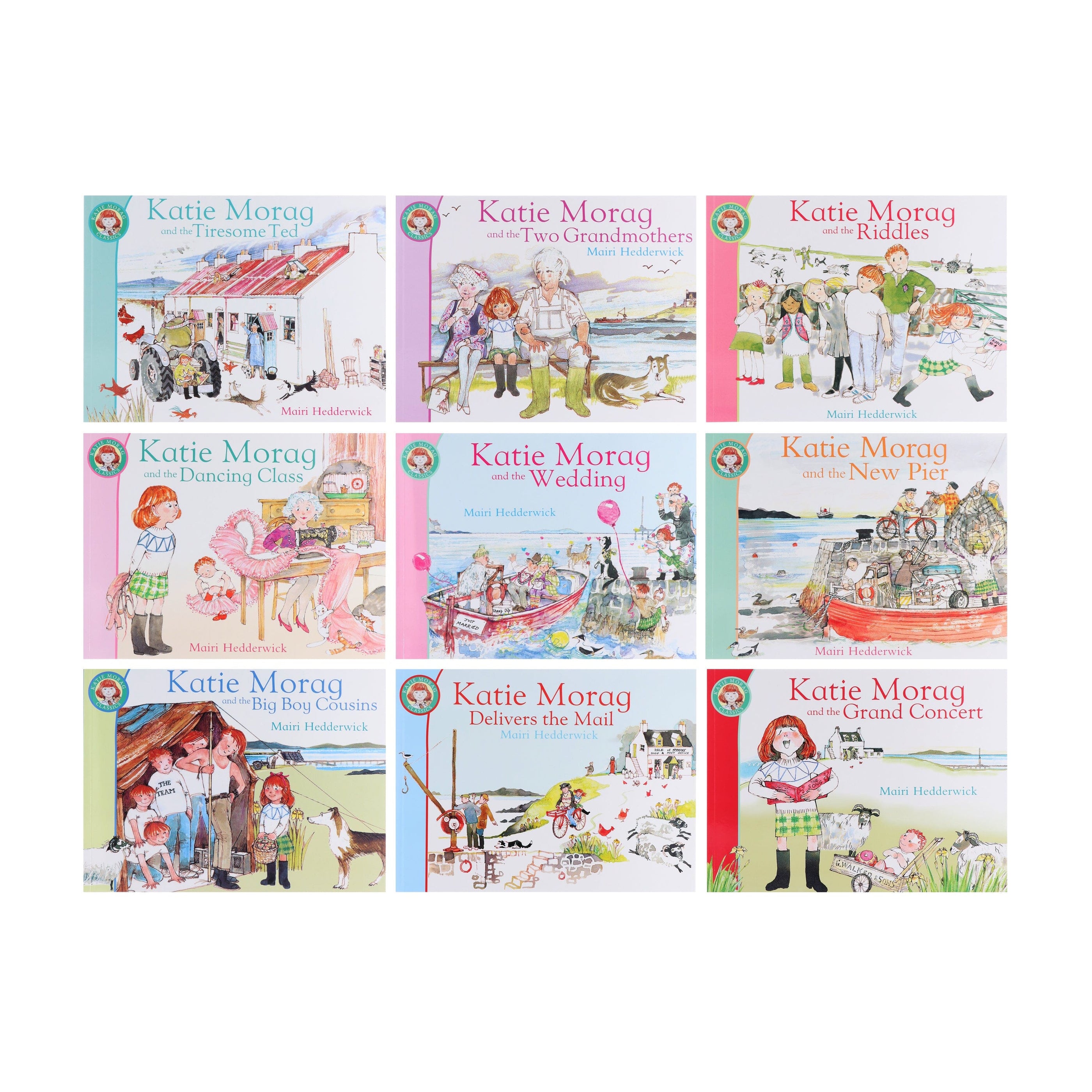 Katie Morag Series By Mairi Hedderwick: 9 Books Collection Set - Ages ...