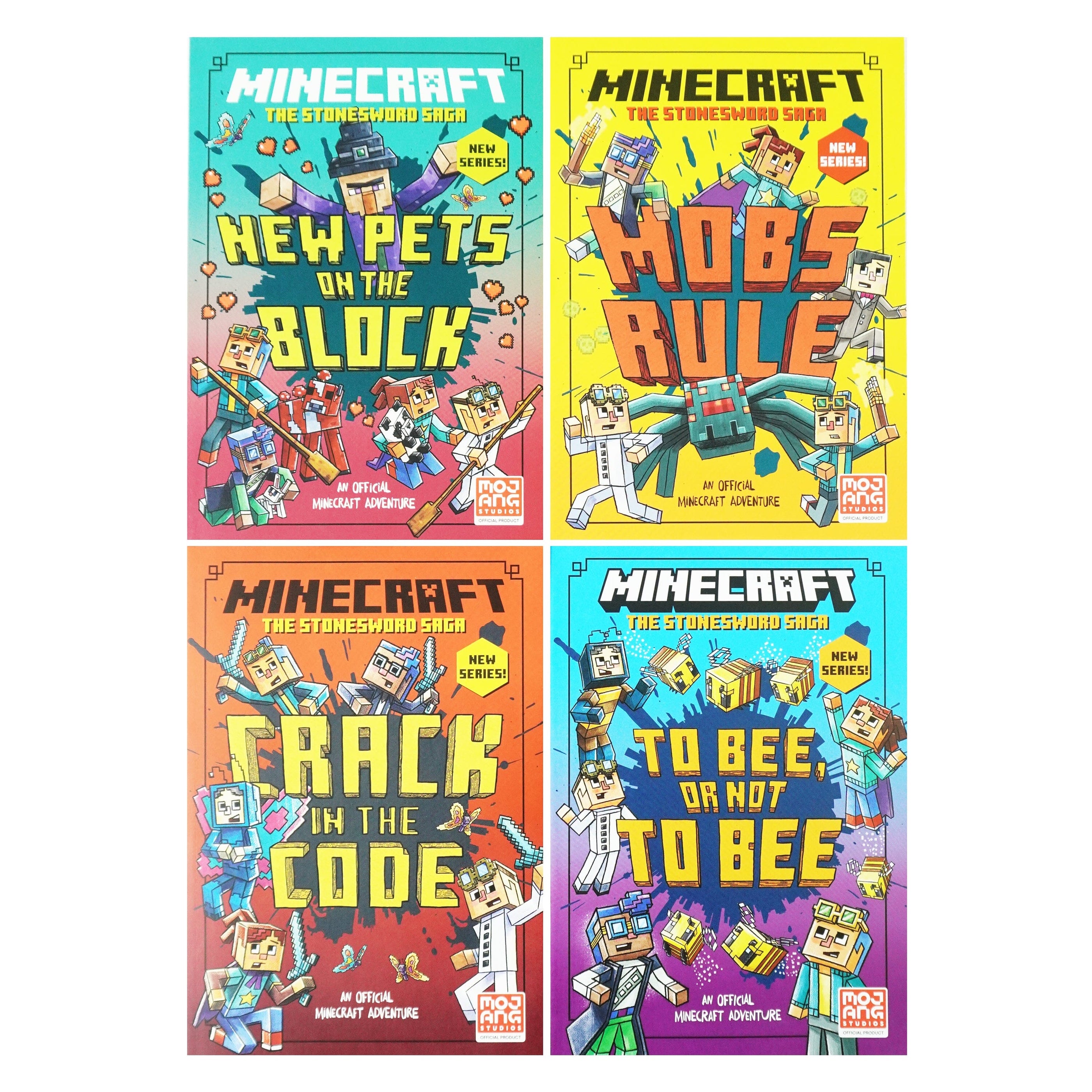 Minecraft Stonesword Saga Series by Nick Eliopulos 4 Books Collection ...