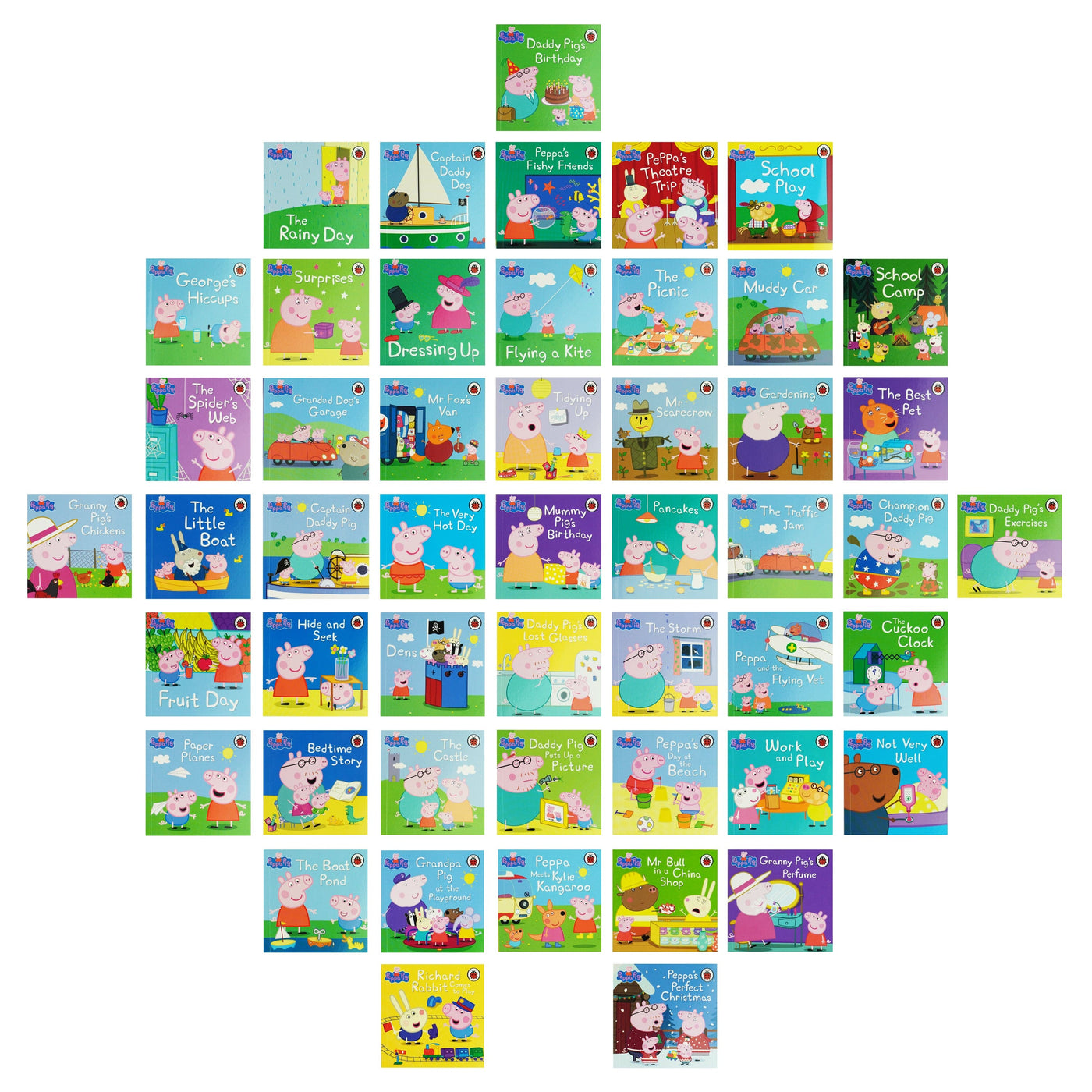 The Amazing Peppa Pig Collection 50 Books Box Set By Ladybird - Ages 3 ...