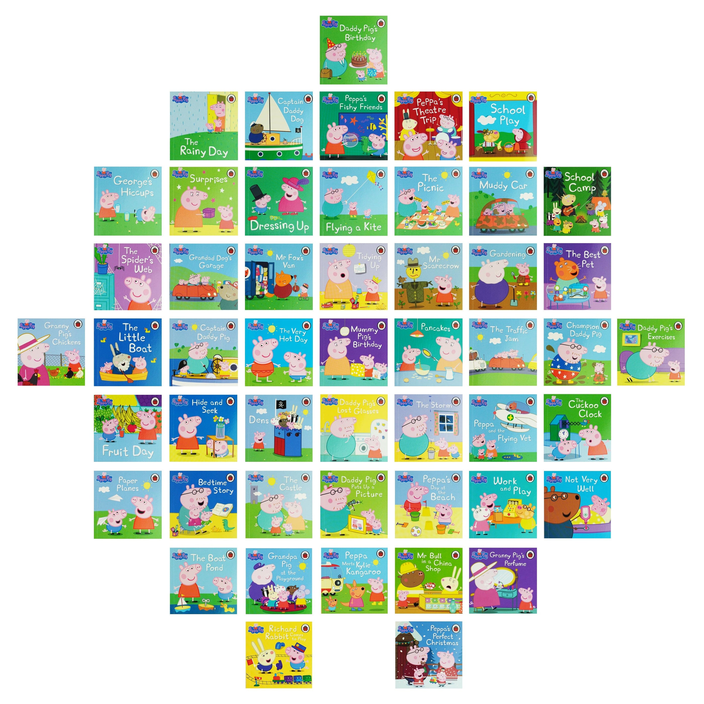 The Amazing Peppa Pig Collection 50 Books Box Set By Ladybird - Ages 3 ...