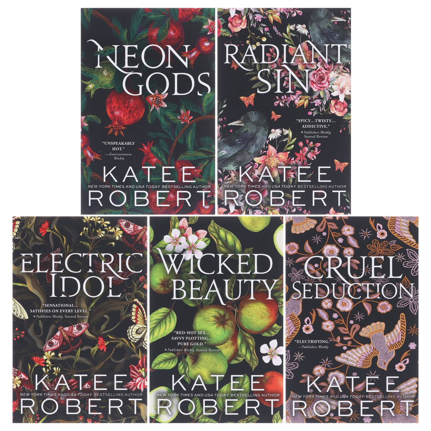 Dark Olympus Series By Katee Robert 5 Books Collection Set - Fiction ...