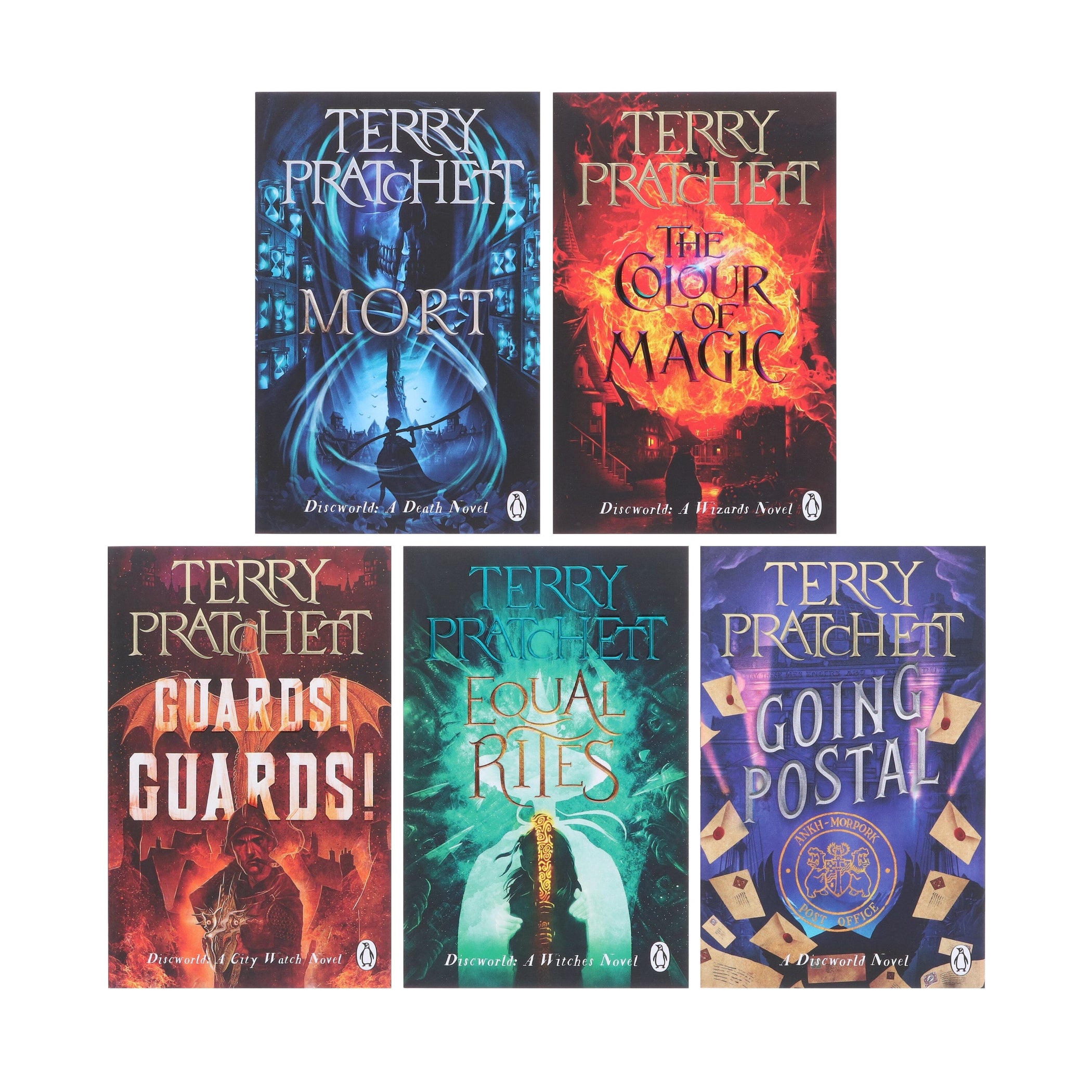 Discworld by Terry Pratchett: Enter the Discworld 5 Books Box Set - Fi ...