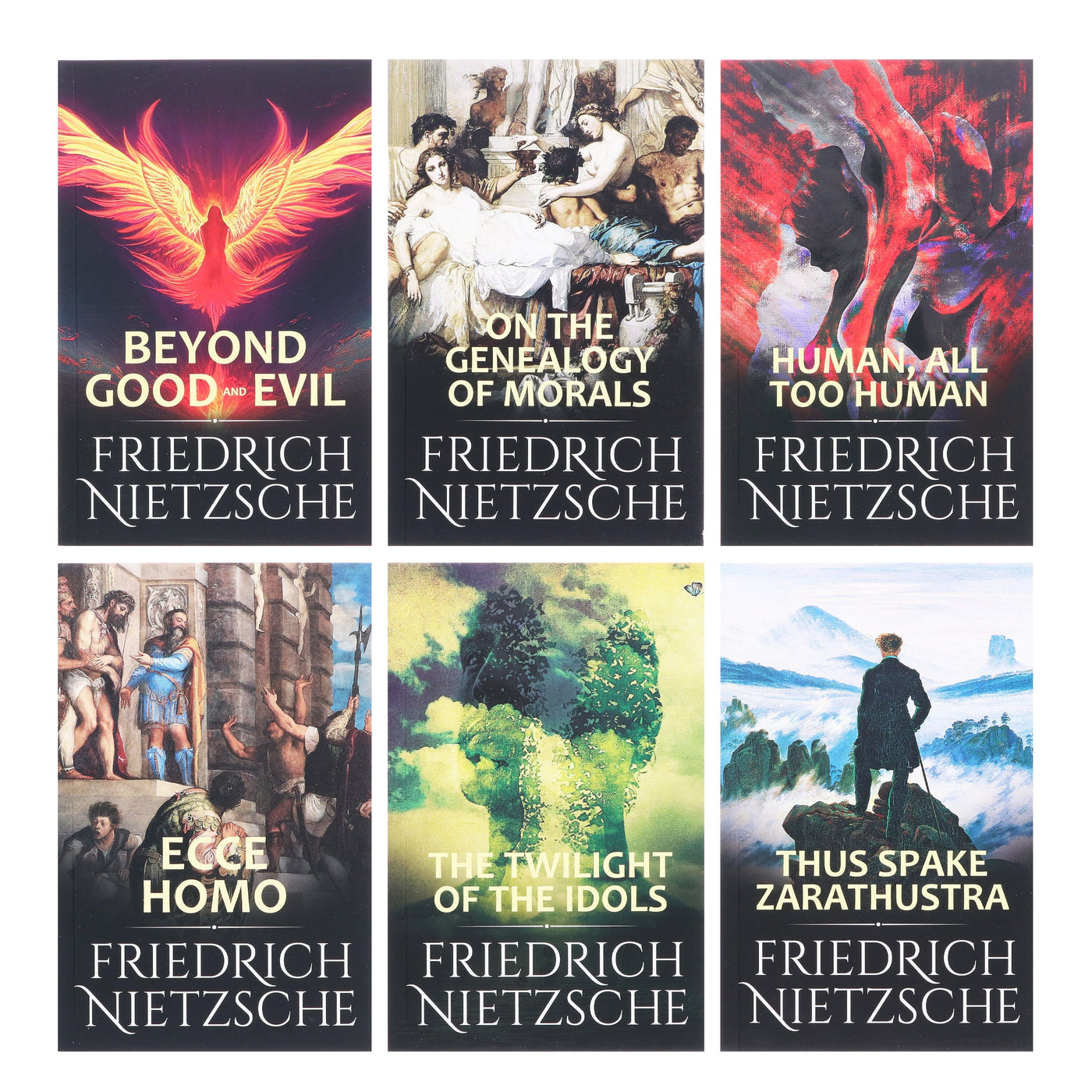The Complete Works of Friedrich Nietzsche 6 Books Collection Set - Non ...