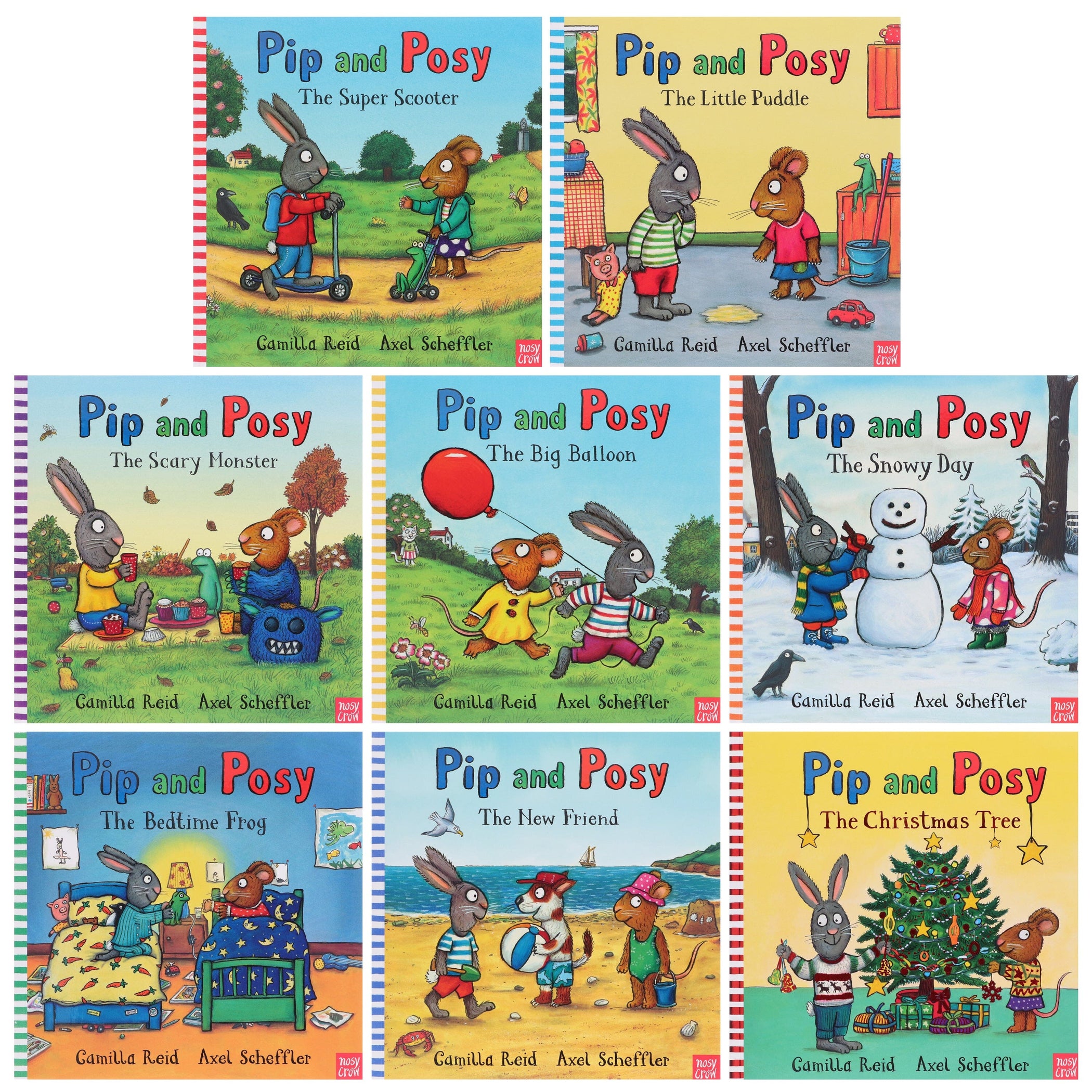 Pip and Posy by Axel Scheffler & Camilla Reid 8 Books Collection Set ...