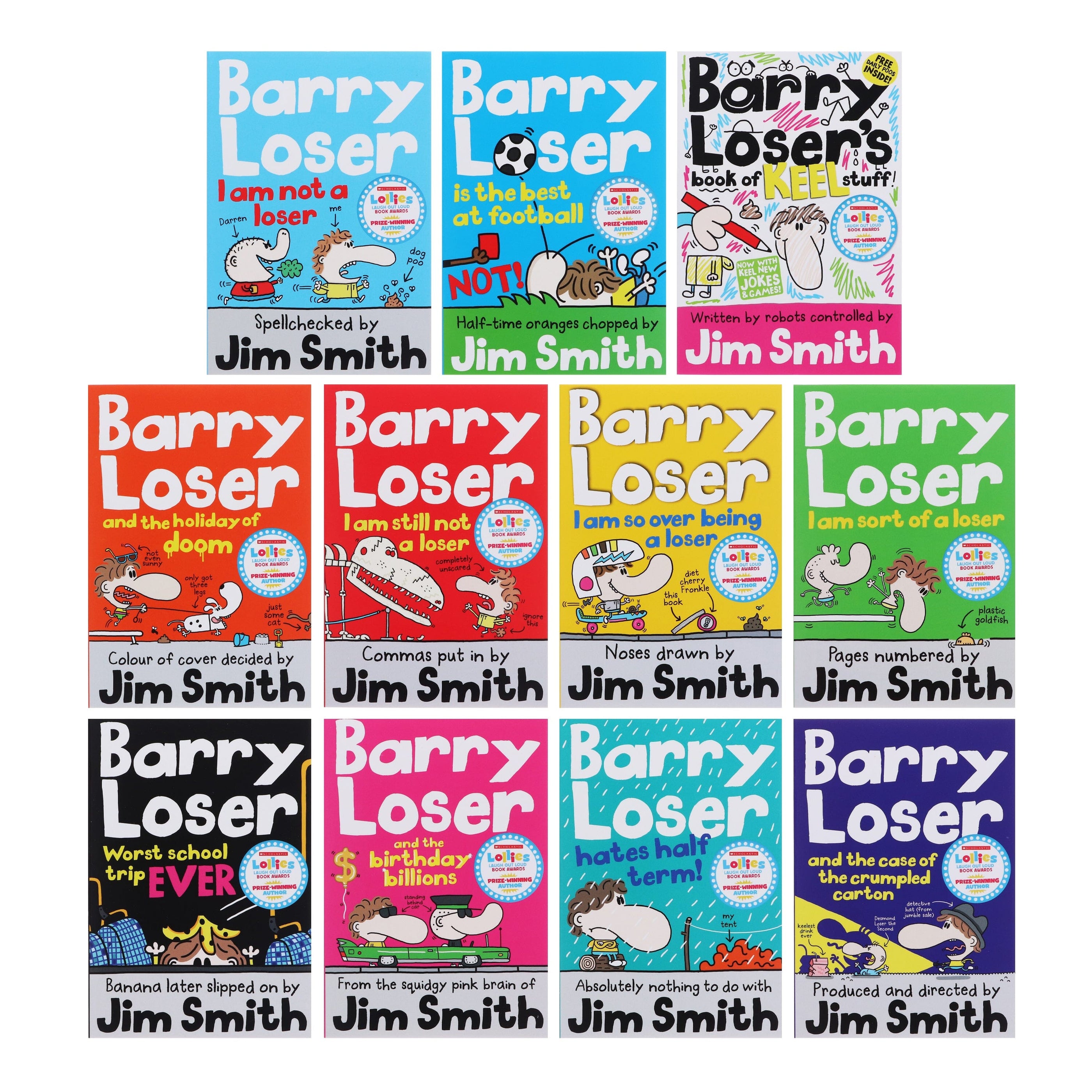Barry Loser Series By Jim Smith 11 Books — Books2Door