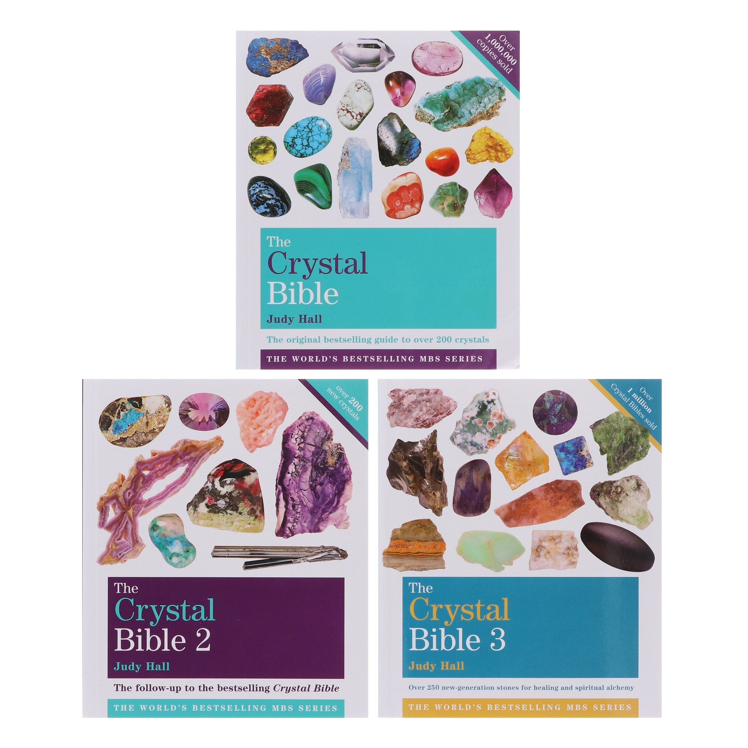 The Crystal Bible Series by Judy Hall: Volume 1-3 Books Collection Set ...
