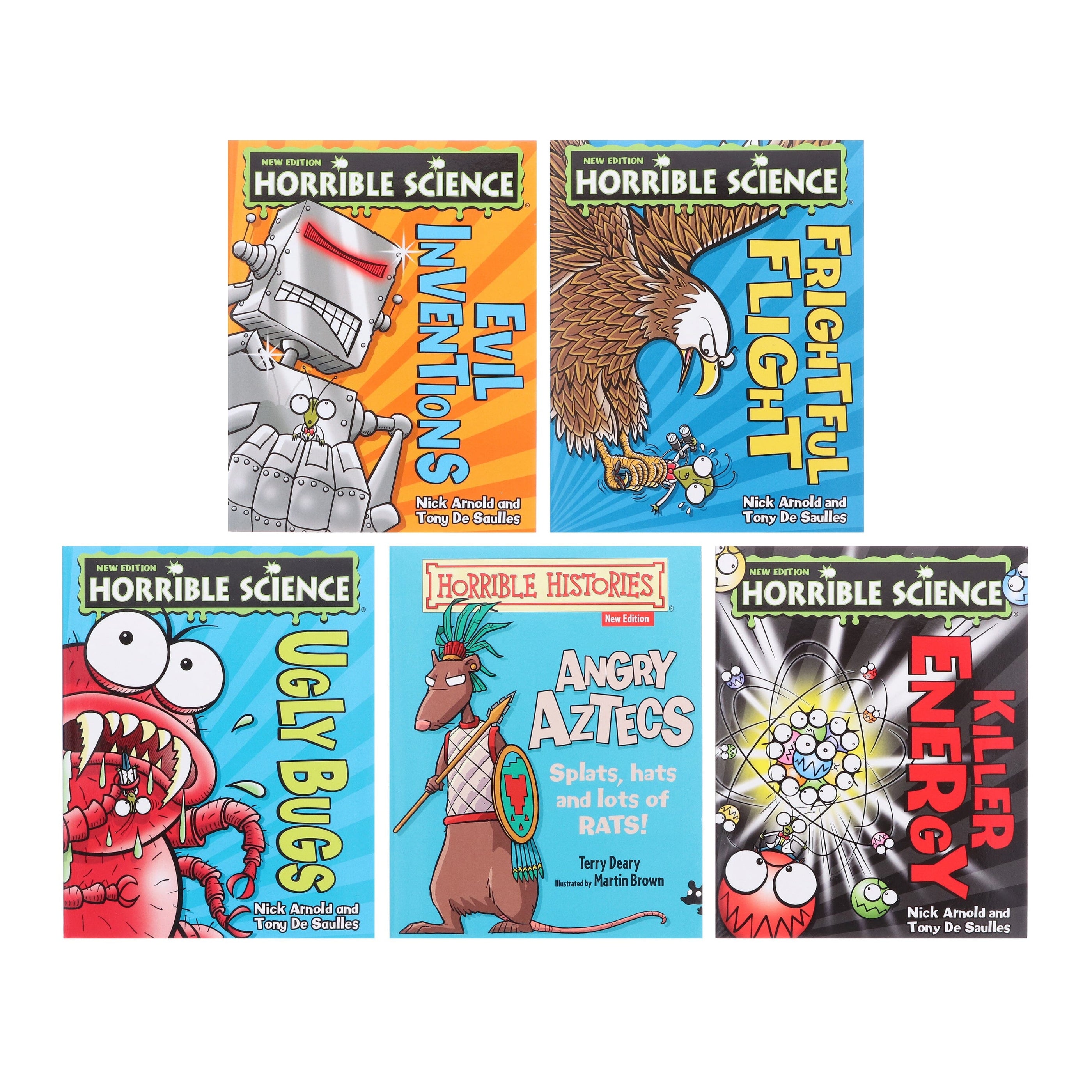 Horrible Science/Histories Collection 5 Books Set - Age 7-10 - Paperba ...