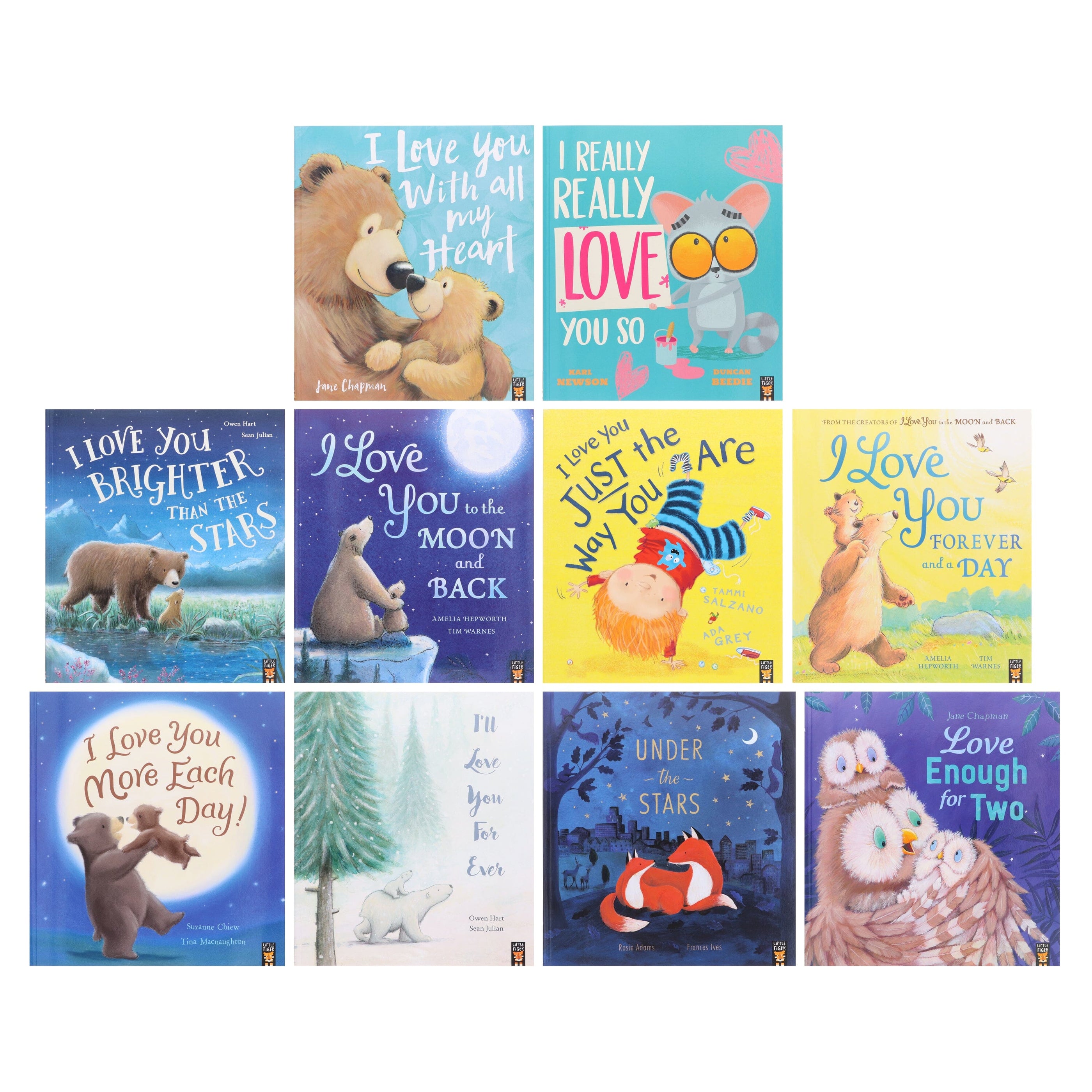 I Love You Series Children's 10 Picture Books Collection Set - Ages 3 ...
