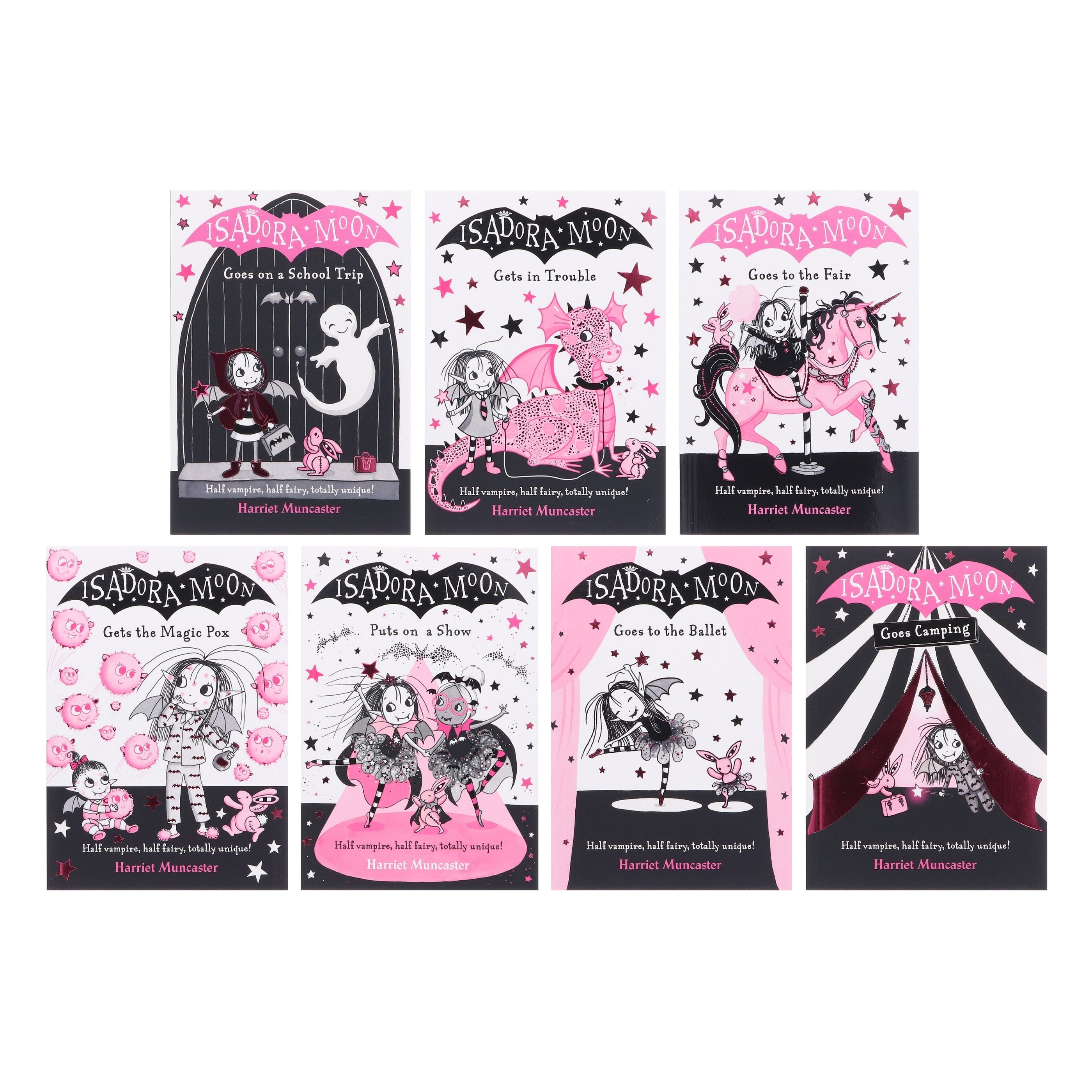 Isadora Moon by Harriet Muncaster 7 Books Collection Set - Ages 7+ - P ...