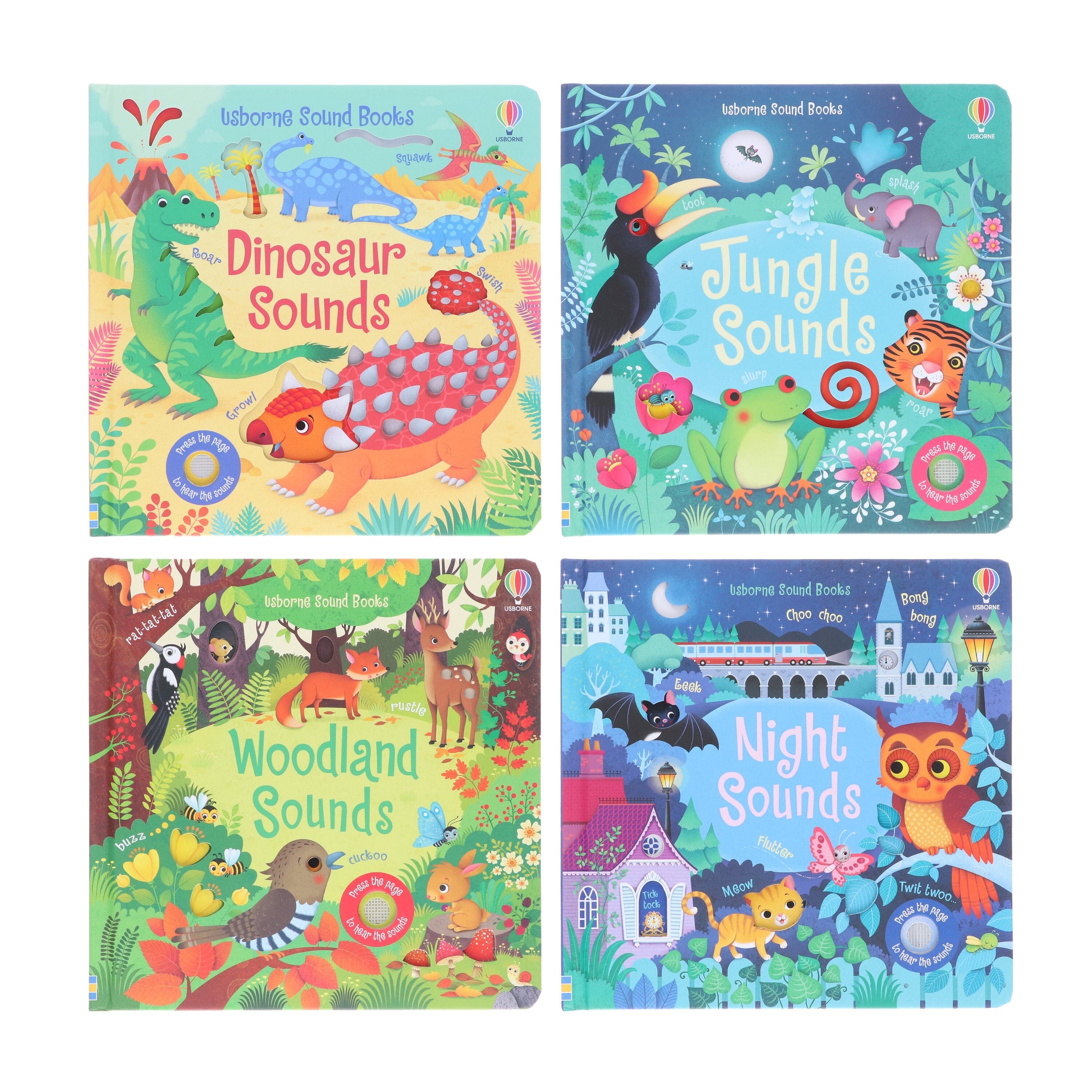 Usborne Sound Books by Sam Taplin 4 Books Collection Set - Ages 0-5 ...