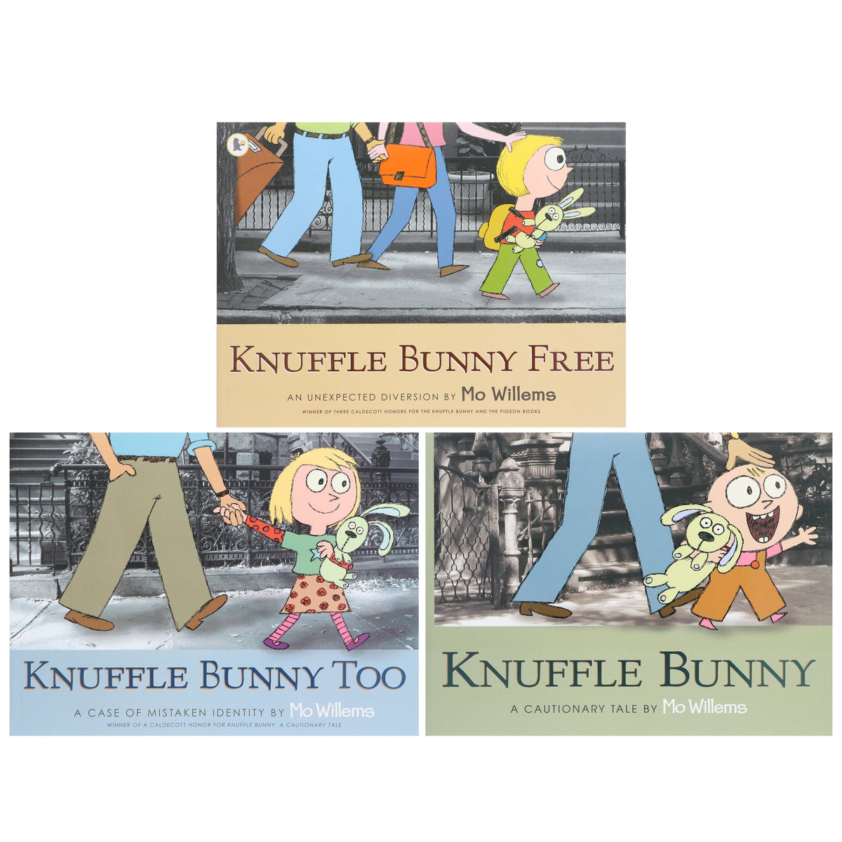 Knuffle Bunny Series by Mo Willems 3 Books Collection Set - Ages 4-7 ...