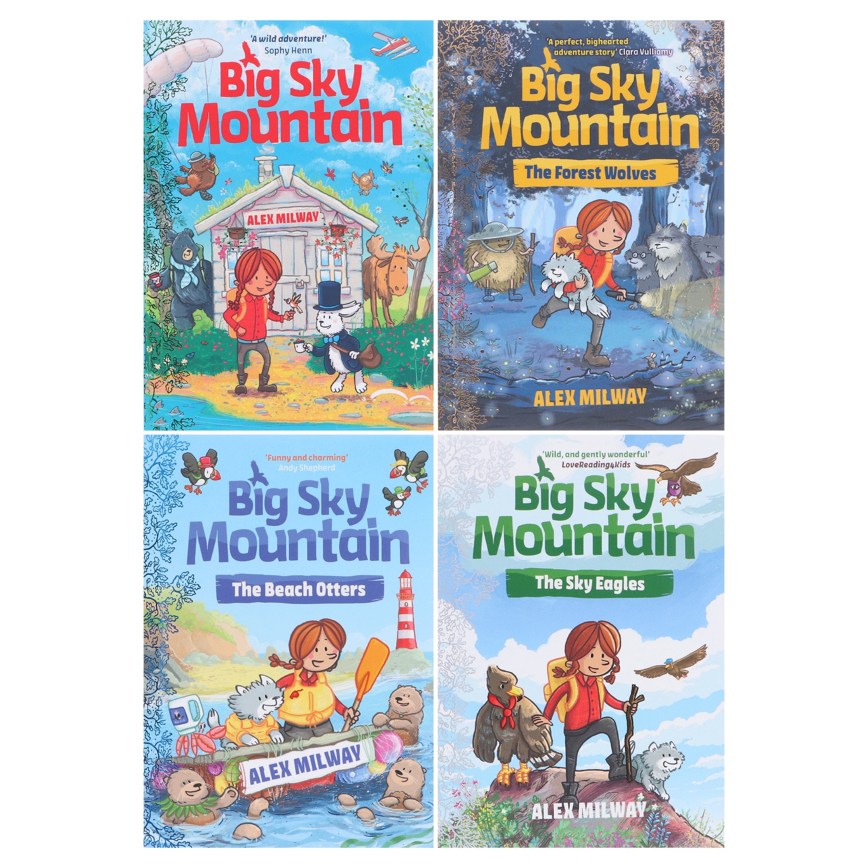Big Sky Mountain Series by Alex Milway 4 Books Collection Set - Ages 5 ...