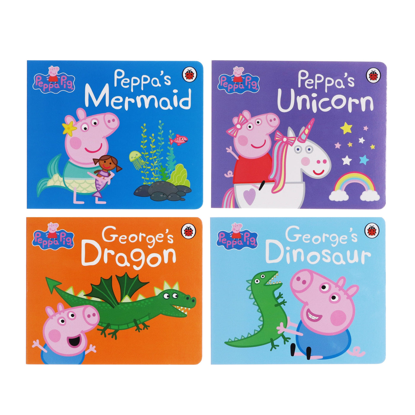 Peppa Pig Magical Creatures By Ladybird 4 Story Books Box Set - Ages 2 ...
