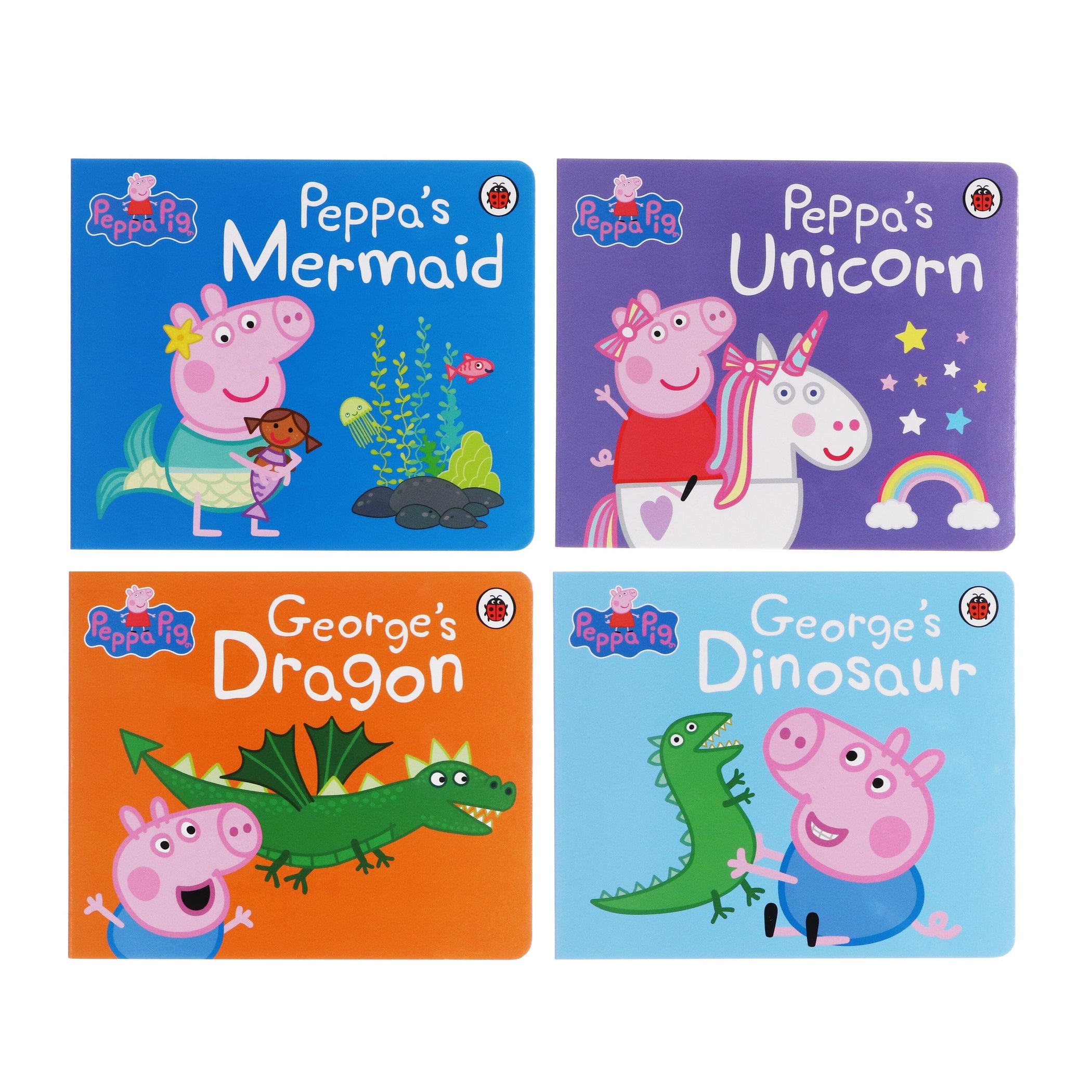 Peppa Pig Magical Creatures By Ladybird 4 Story Books Box Set - Ages 2 ...