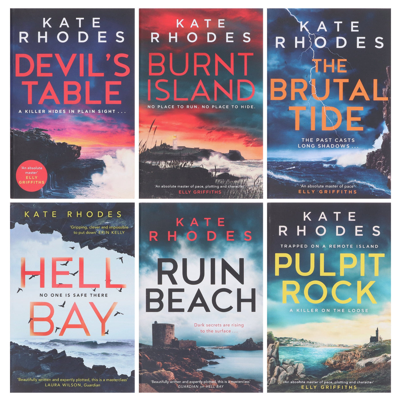 Isles of Scilly Mysteries By Kate Rhodes 6 Books Collection Set - Fict ...