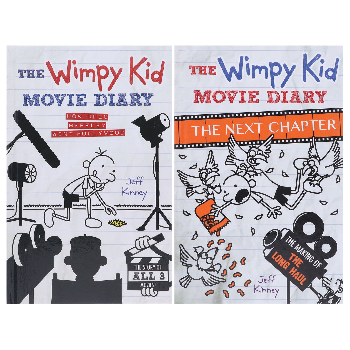 Diary of a Wimpy Kid by Jeff Kinney: Movie Diary Collection 2 Books Se ...