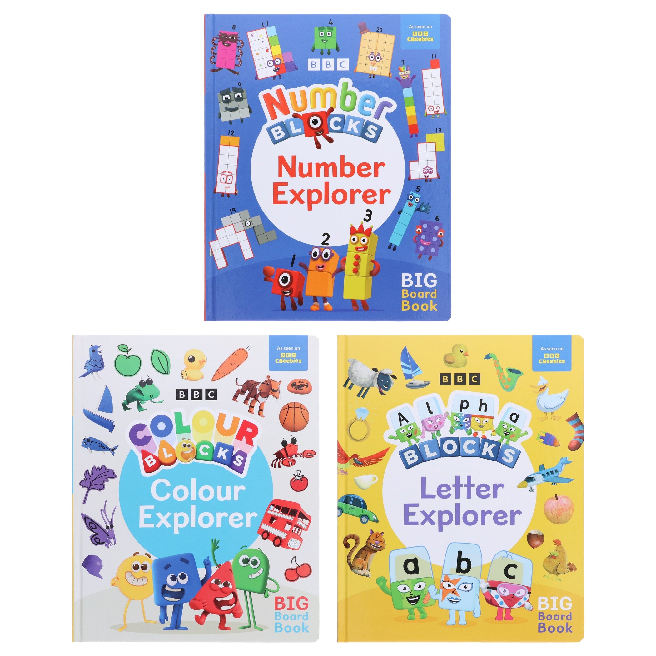 Explorer Collection (Numberblocks, Alphablocks & Colourblocks) 3 Books ...